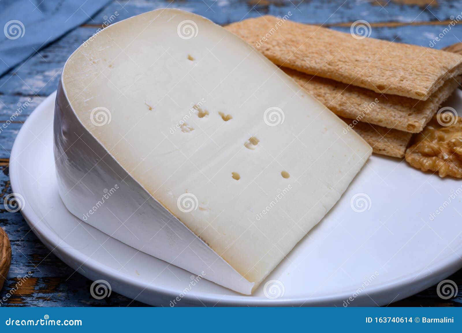 Cheese Collection, Dutch Hard White Goat Cheese Stock Photo - Image of ...