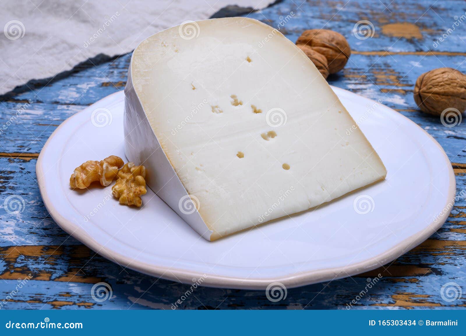 Cheese Collection, Dutch Hard White Goat Cheese Stock Photo - Image of ...