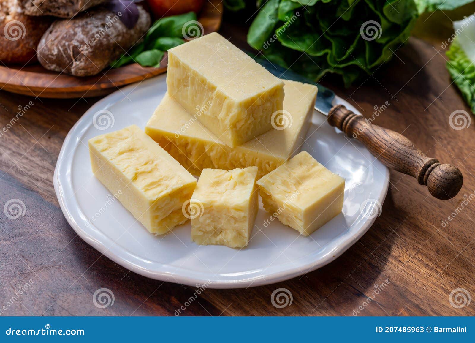 Cheese Collection, Pieces of Aged British Cheddar Cheese Stock Image ...