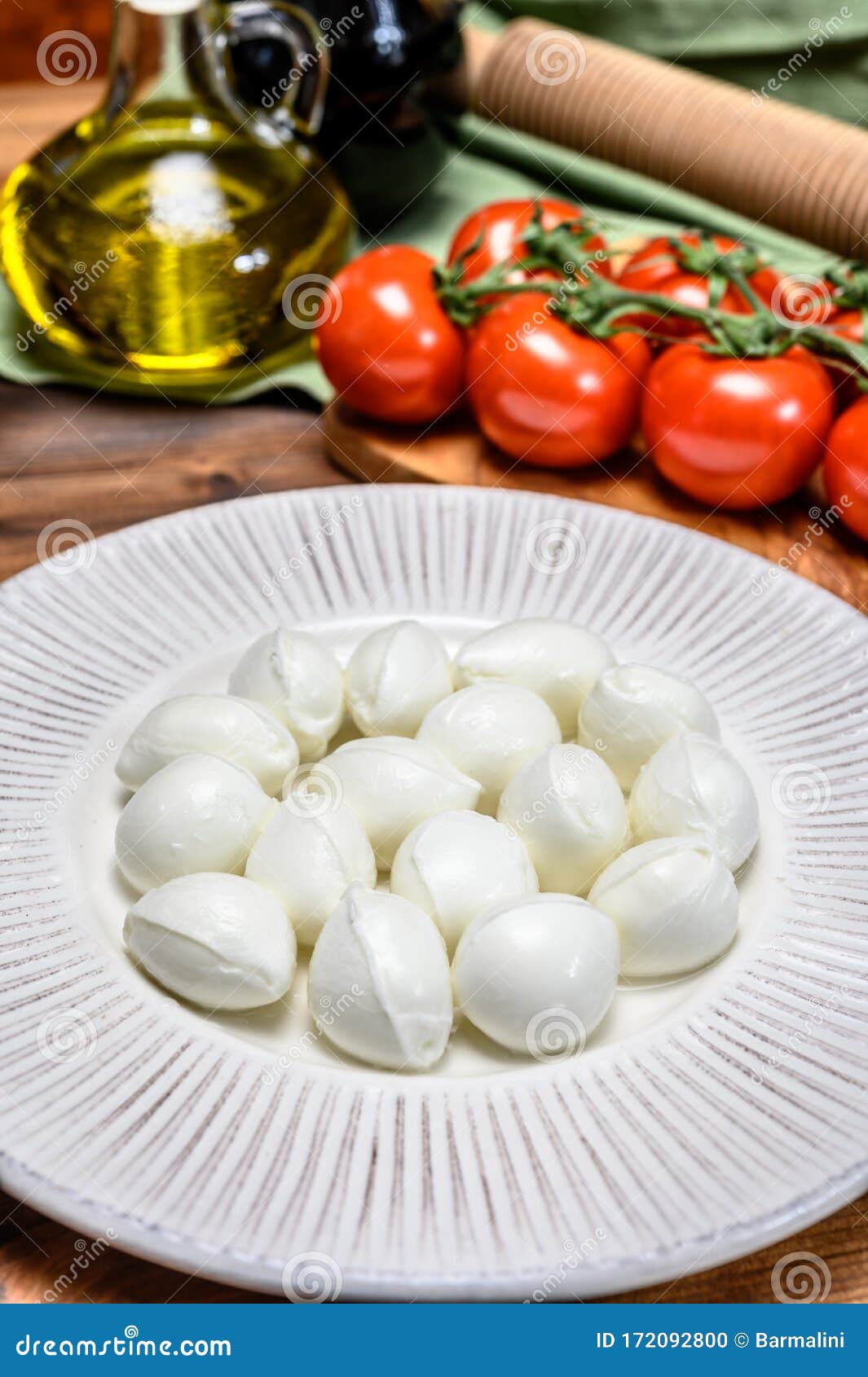 Cheese Collection, White Mini Mozzarella Cheese Balls for Salad or for ...