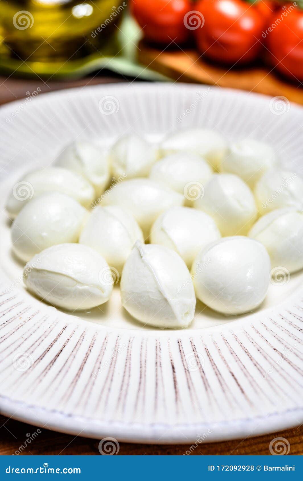 Cheese Collection, White Mini Mozzarella Cheese Balls for Salad or for ...