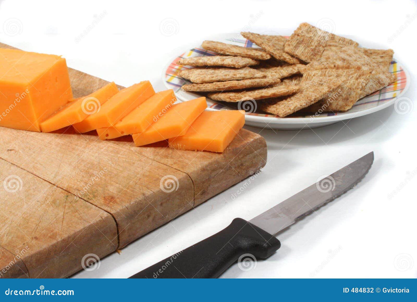 Cheese and crackers stock photo. Image of utensil, appetizers - 484832