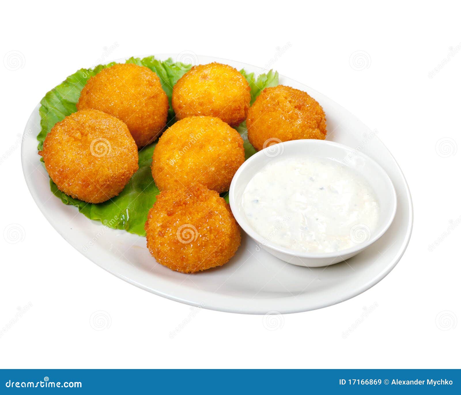 Cheese Croquettes Plate stock image. Image of prepared - 17166869