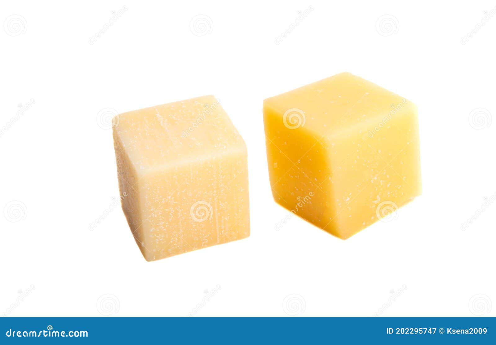 Cheese cubes isolated stock image. Image of appetizer - 202295747