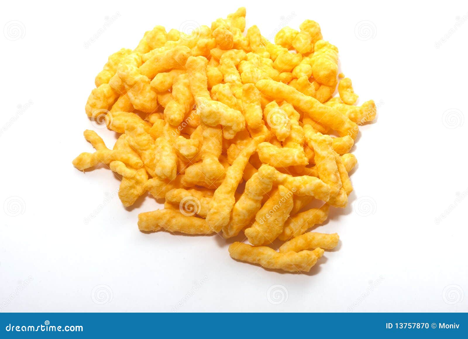 Cheese curls stock photo. Image of copy, curls, puffs - 13757870