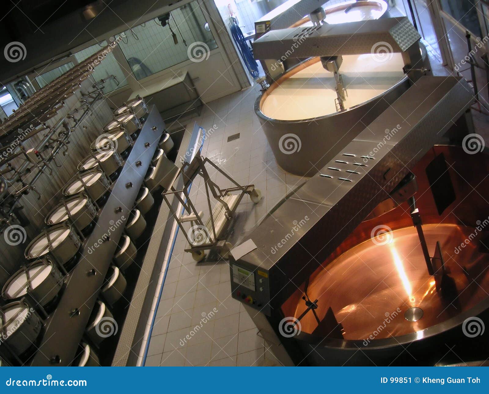 Cheese factory stock image. Image of manufacture, factory - 99851