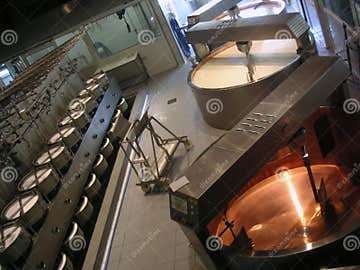 Cheese factory stock image. Image of manufacture, factory - 99851