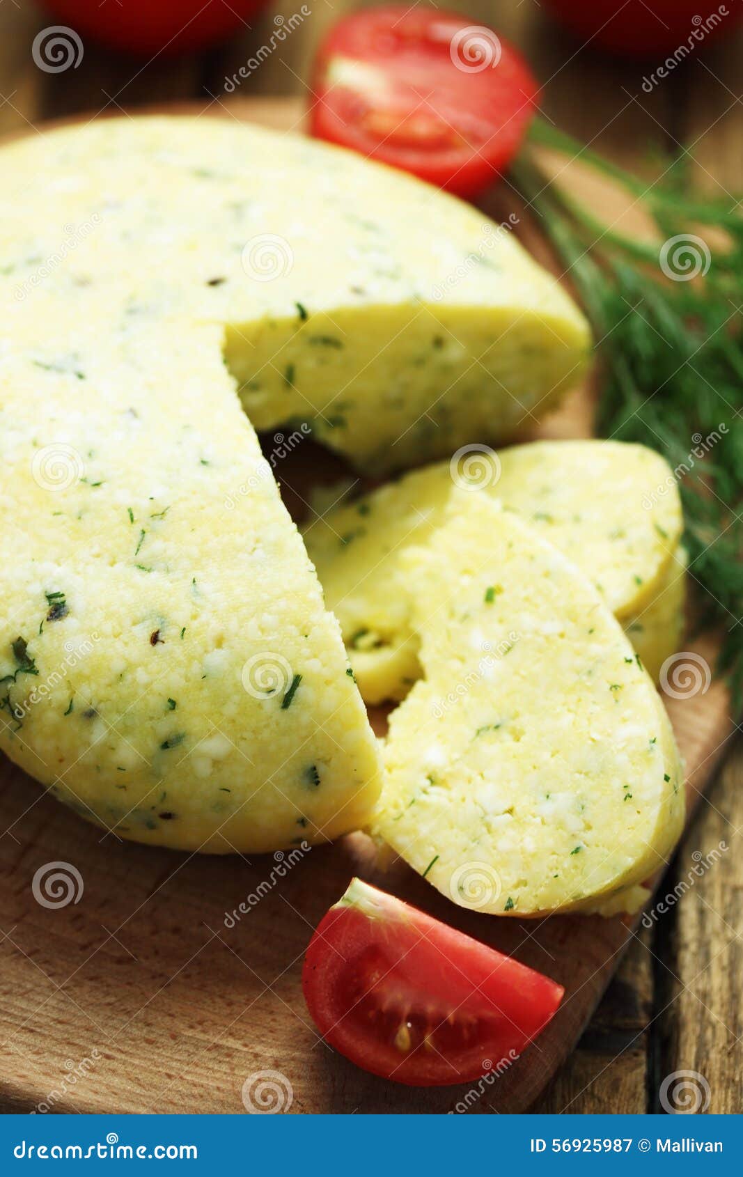 Cheese with fennel stock image. Image of italian, dairy - 56925987