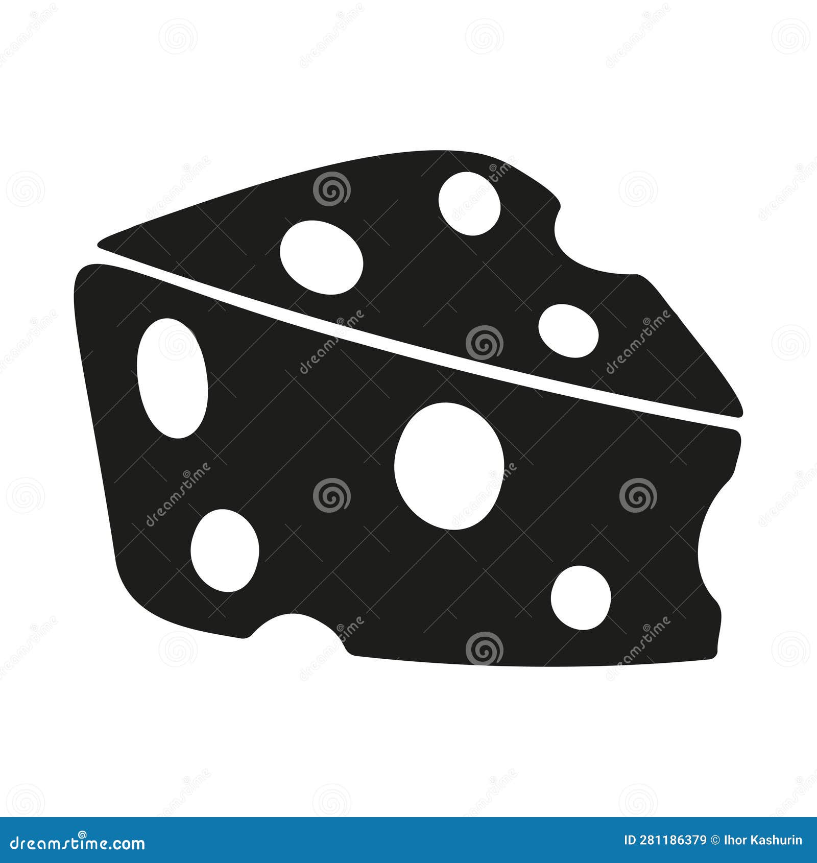 Cheese Flat Icon for Food Apps and Websites Stock Vector - Illustration ...