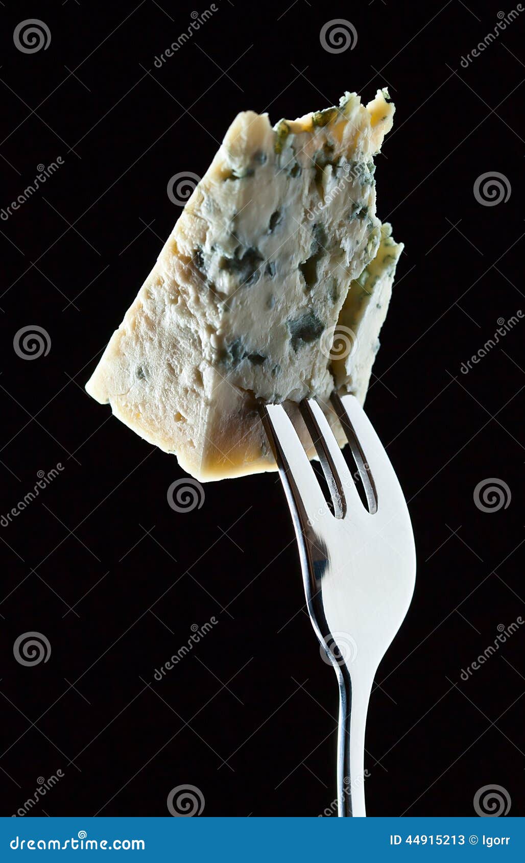 Cheese on a fork stock image. Image of silverware, fresh - 44915213