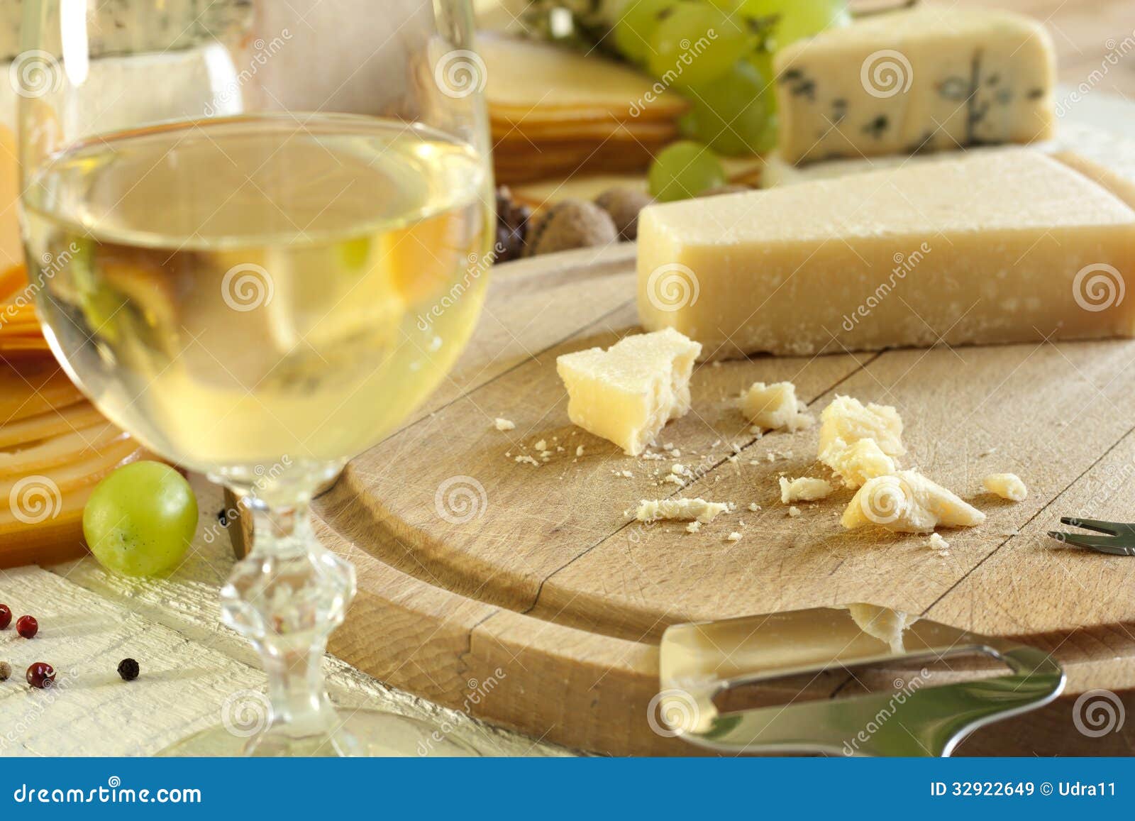 Cheese and Glass of Wine Closeup Stock Image - Image of cheeseboard ...