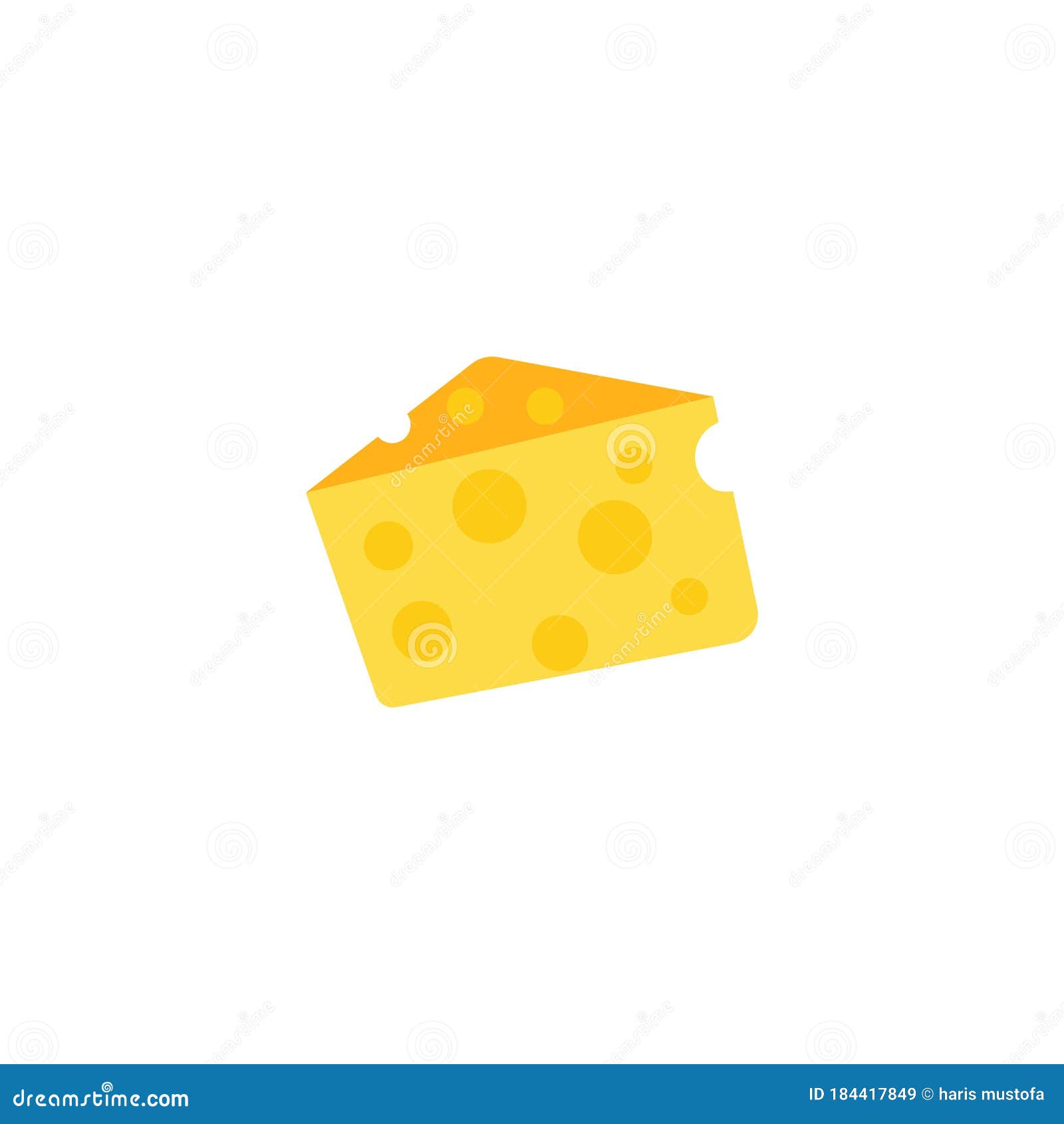 Cheese Graphic Design Template Vector Isolated Stock Illustration ...