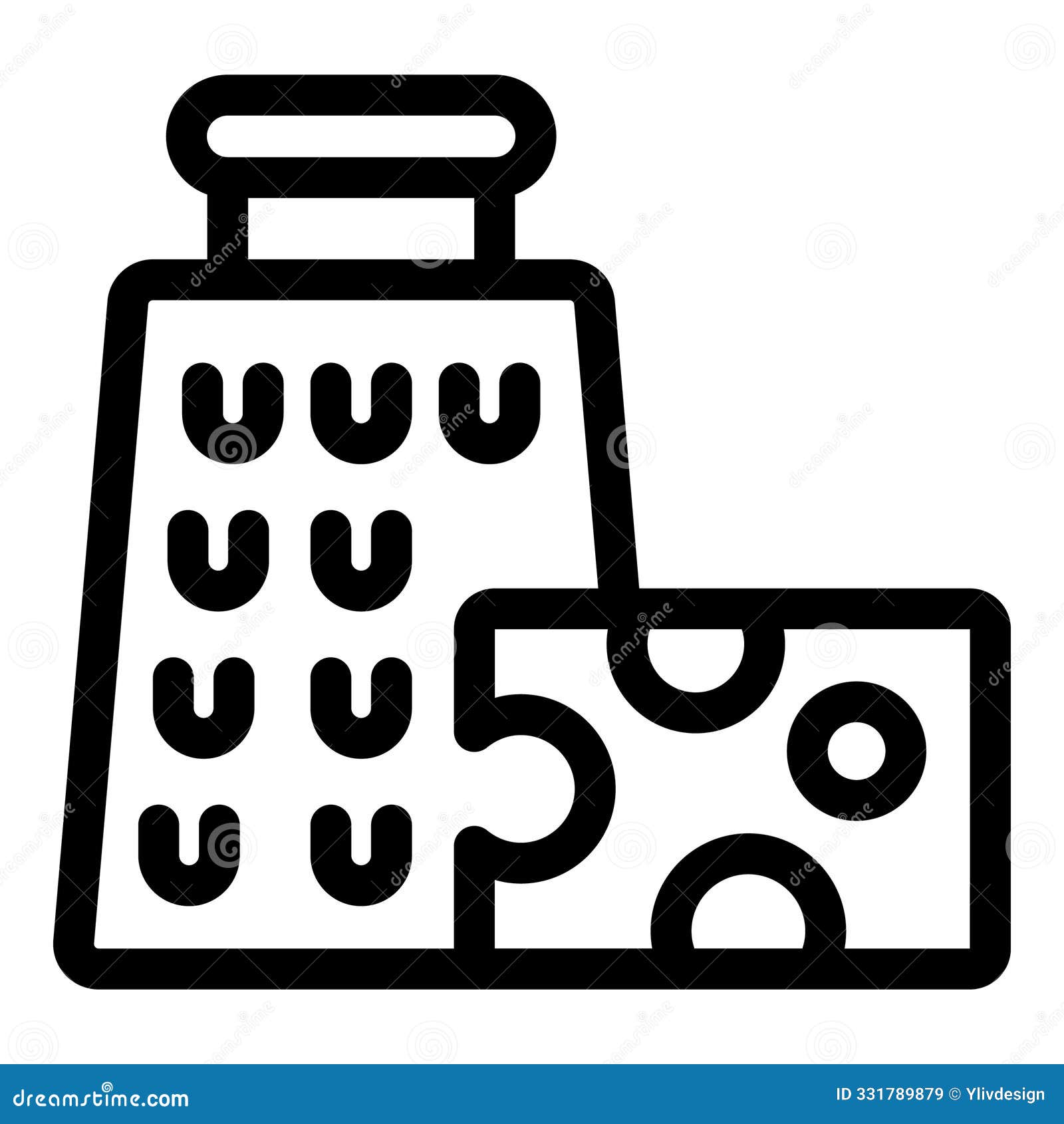 Grating Grater Cartoon Vector Illustration | CartoonDealer.com #335122963