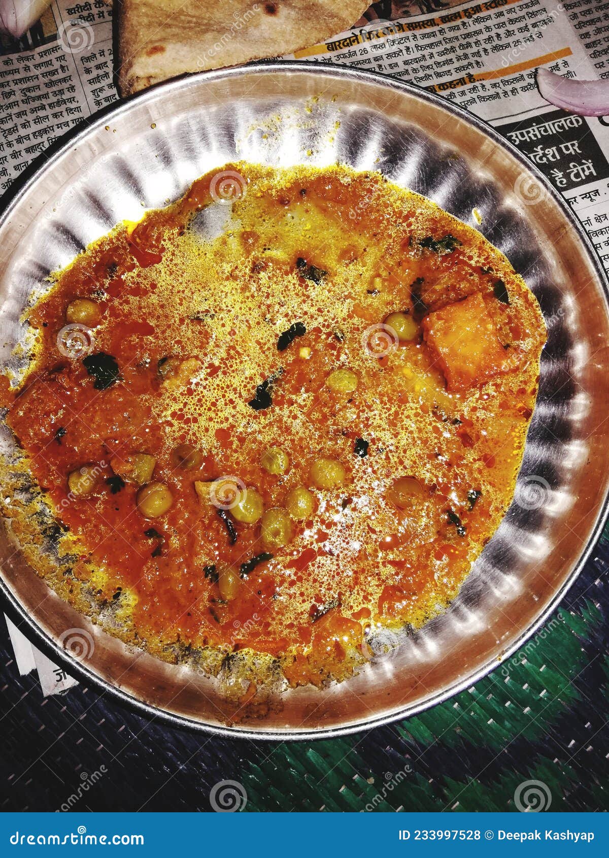 Cheese Gravy with Nuts in the Plate Stock Photo - Image of cheese ...