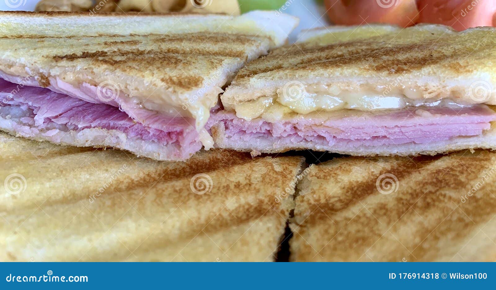 Cheese and Ham Toasted Sandwich Stock Photo - Image of sandwich, cheese ... Cheese and Ham Toasted Sandwich Stock Photo - Image of sandwich, cheese ...