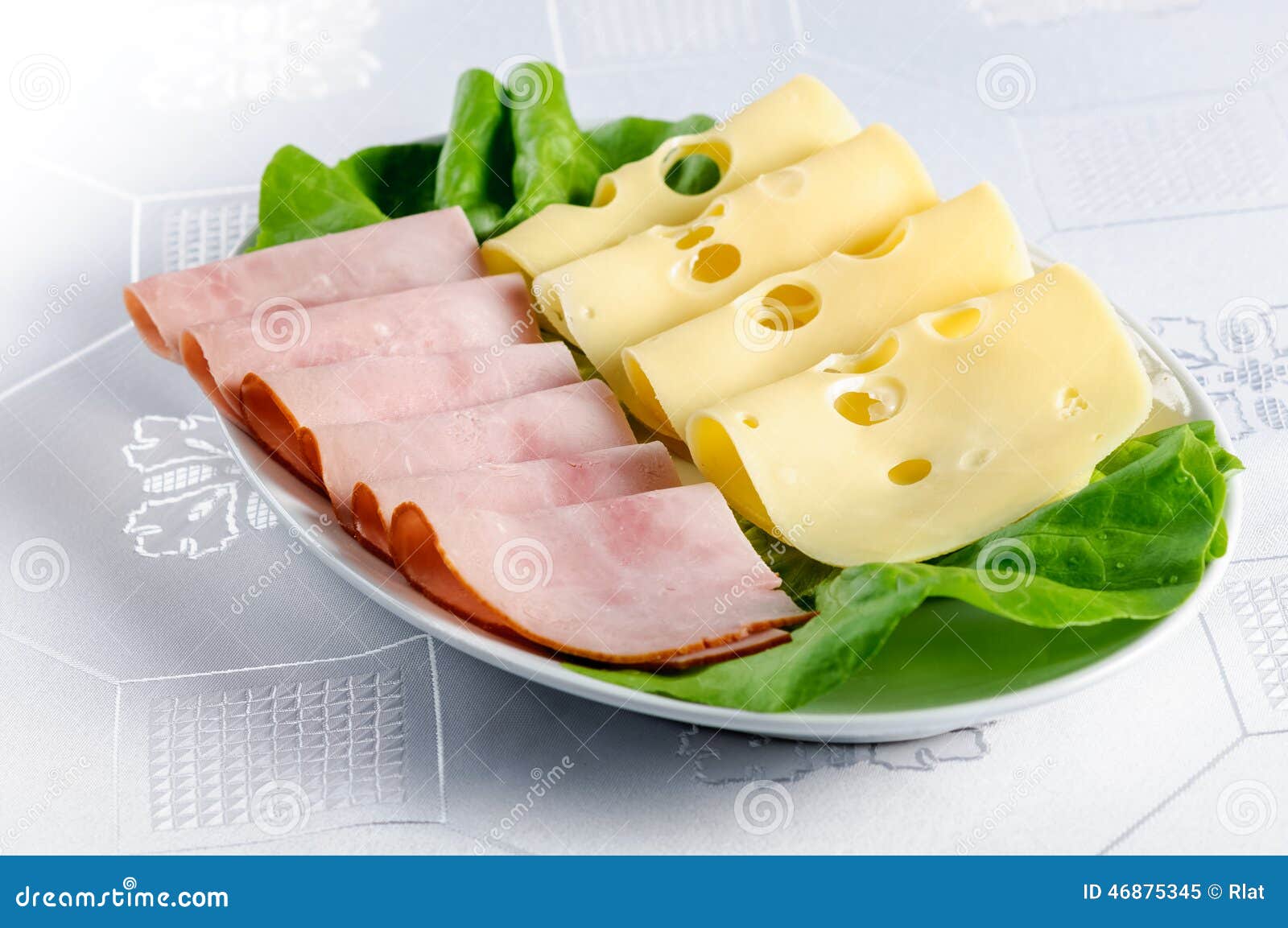 Cheese and ham stock image. Image of white, pork, fast - 46875345