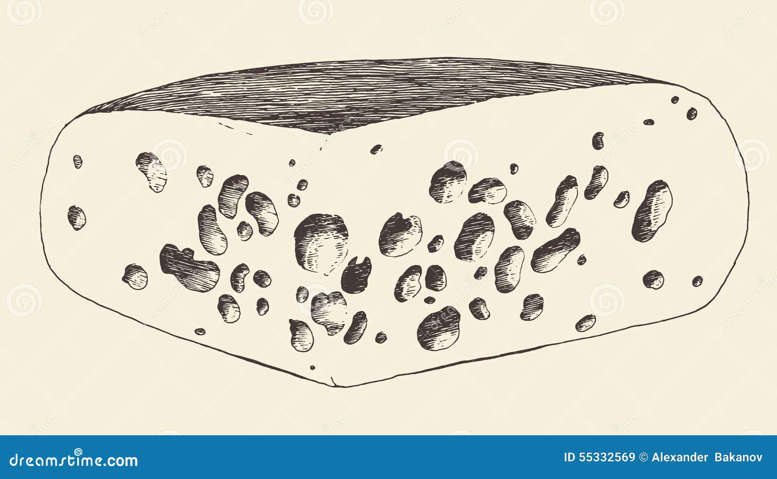 Cheese Hand Drawn Engraving Vintage Vector Stock Vector - Illustration ...