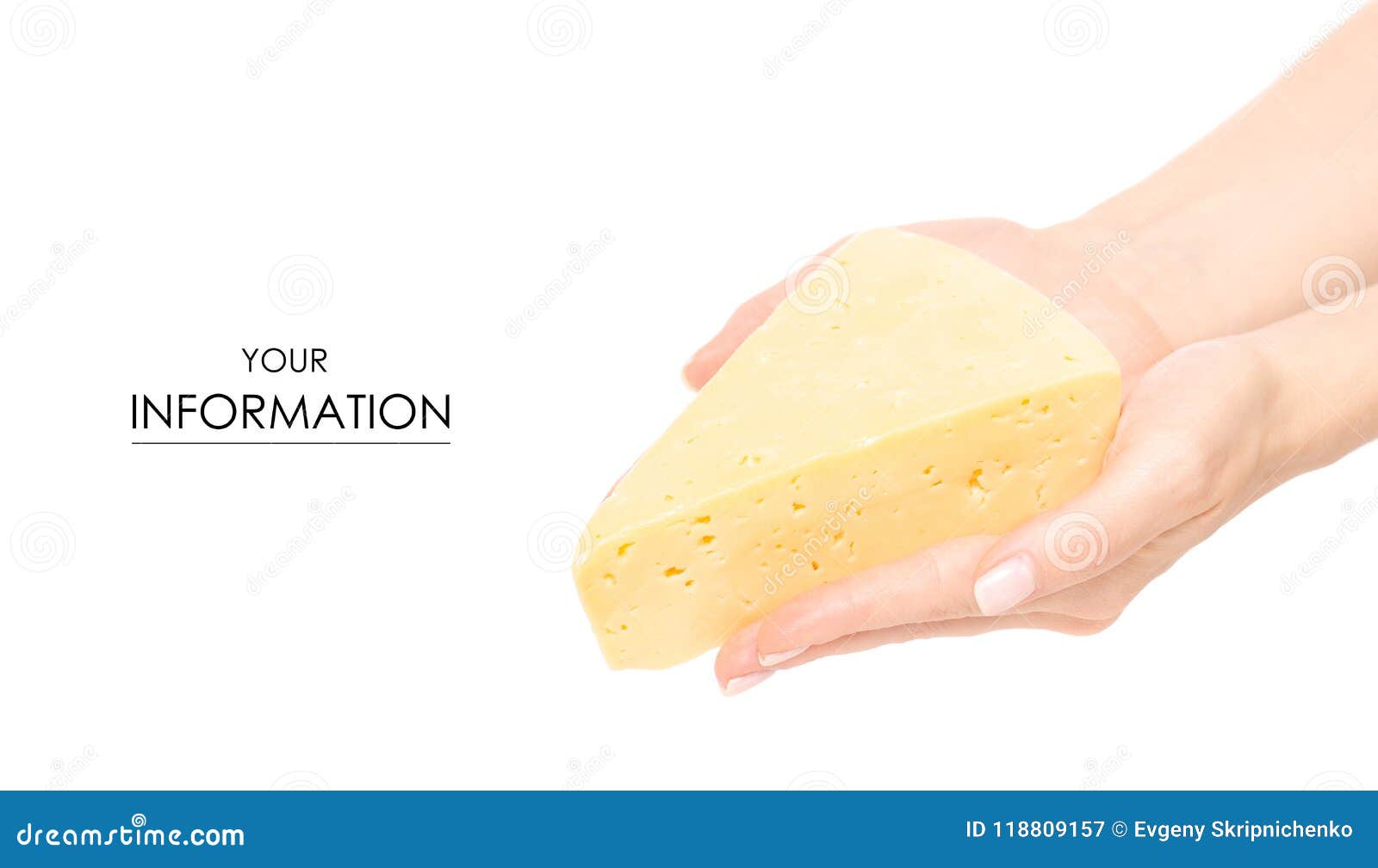 Cheese in hand pattern stock image. Image of dairy, dieting - 118809157