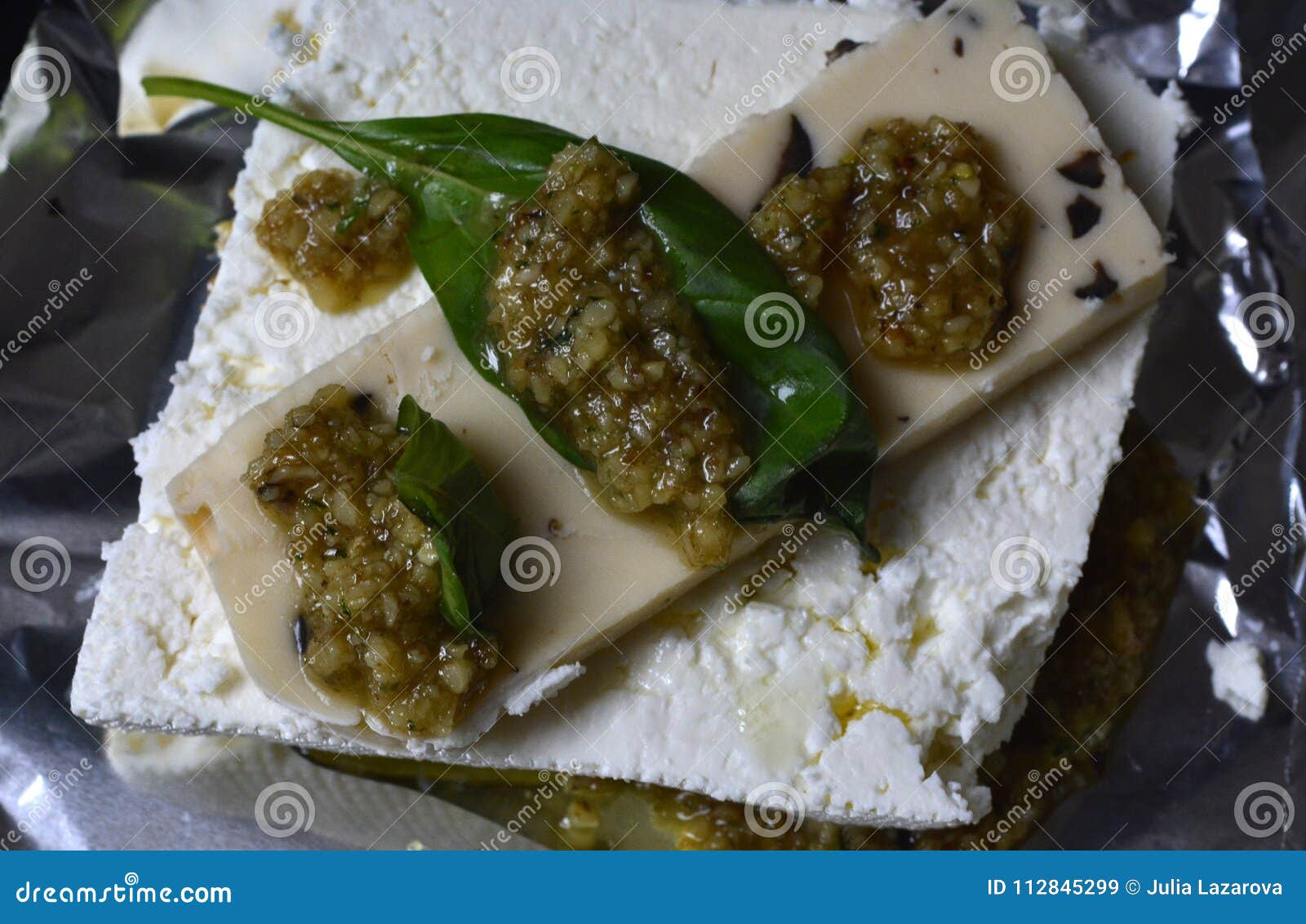 Cheese with Herbs in Bulgaria Stock Image - Image of delicacy ...