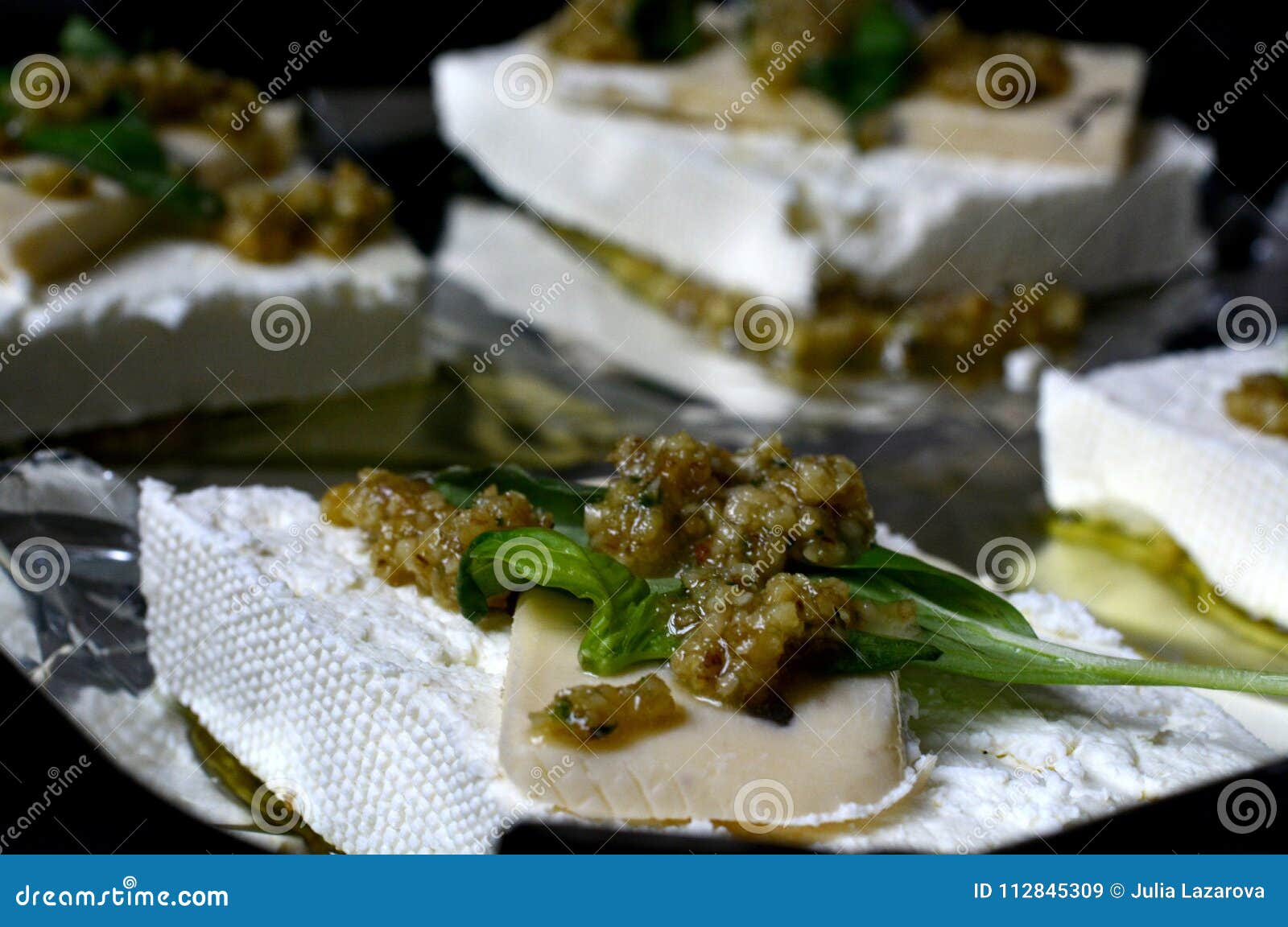 Cheese with Herbs in Bulgaria Stock Image - Image of delicatessen ...