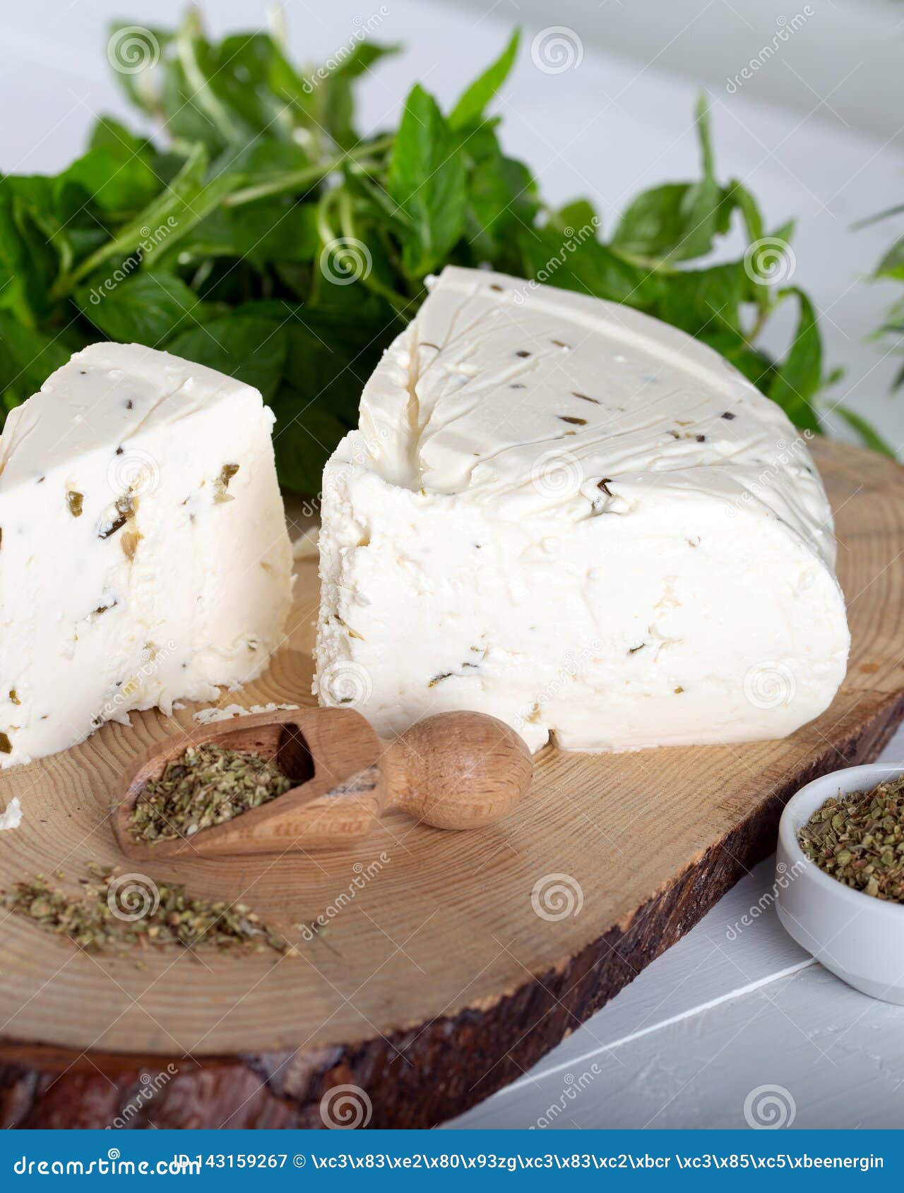Cheese with Herbs and Spices, Herb Cheese with Spices. Stock Image ...