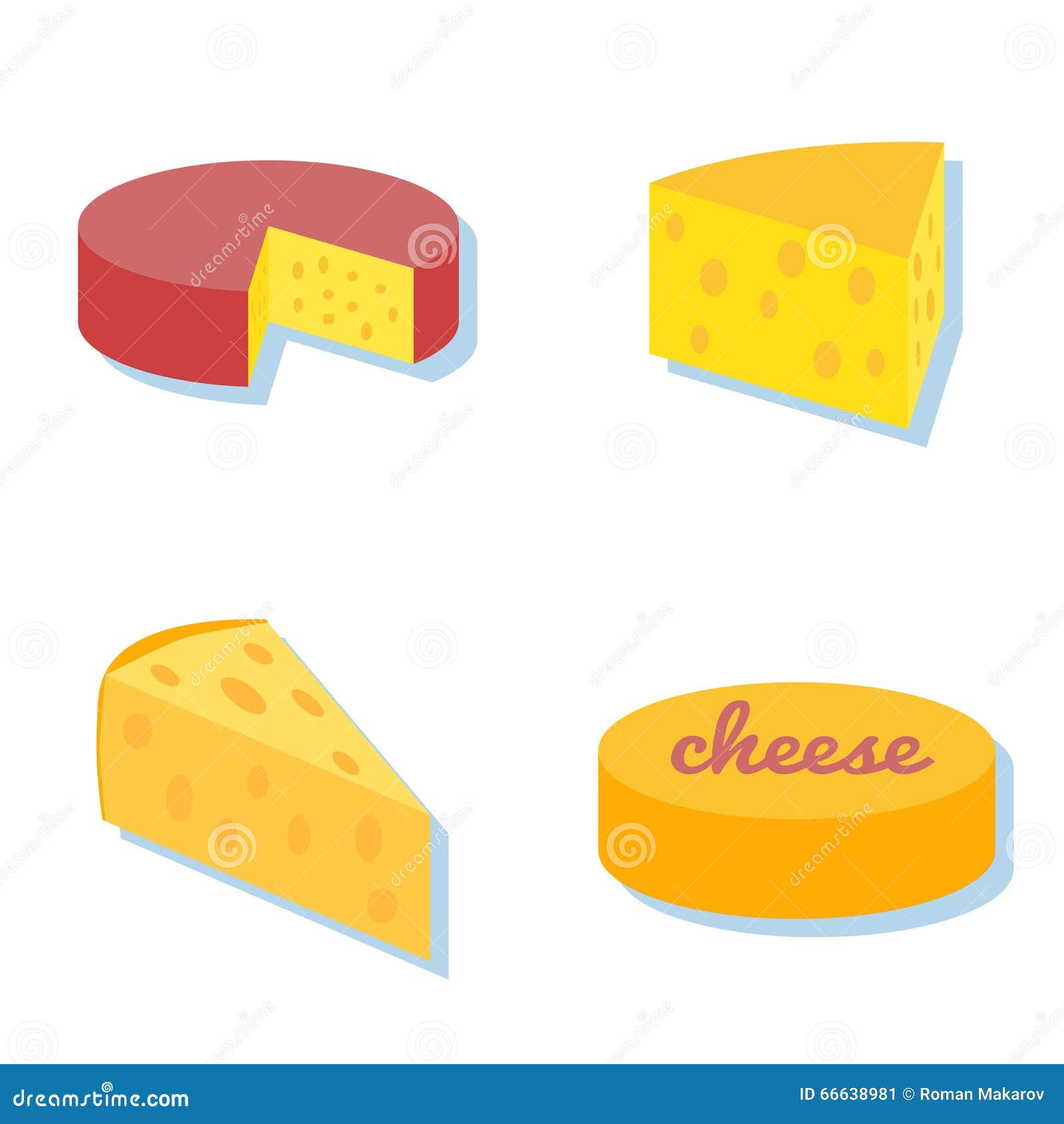 Cheese icon collection stock vector. Illustration of mouse - 66638981