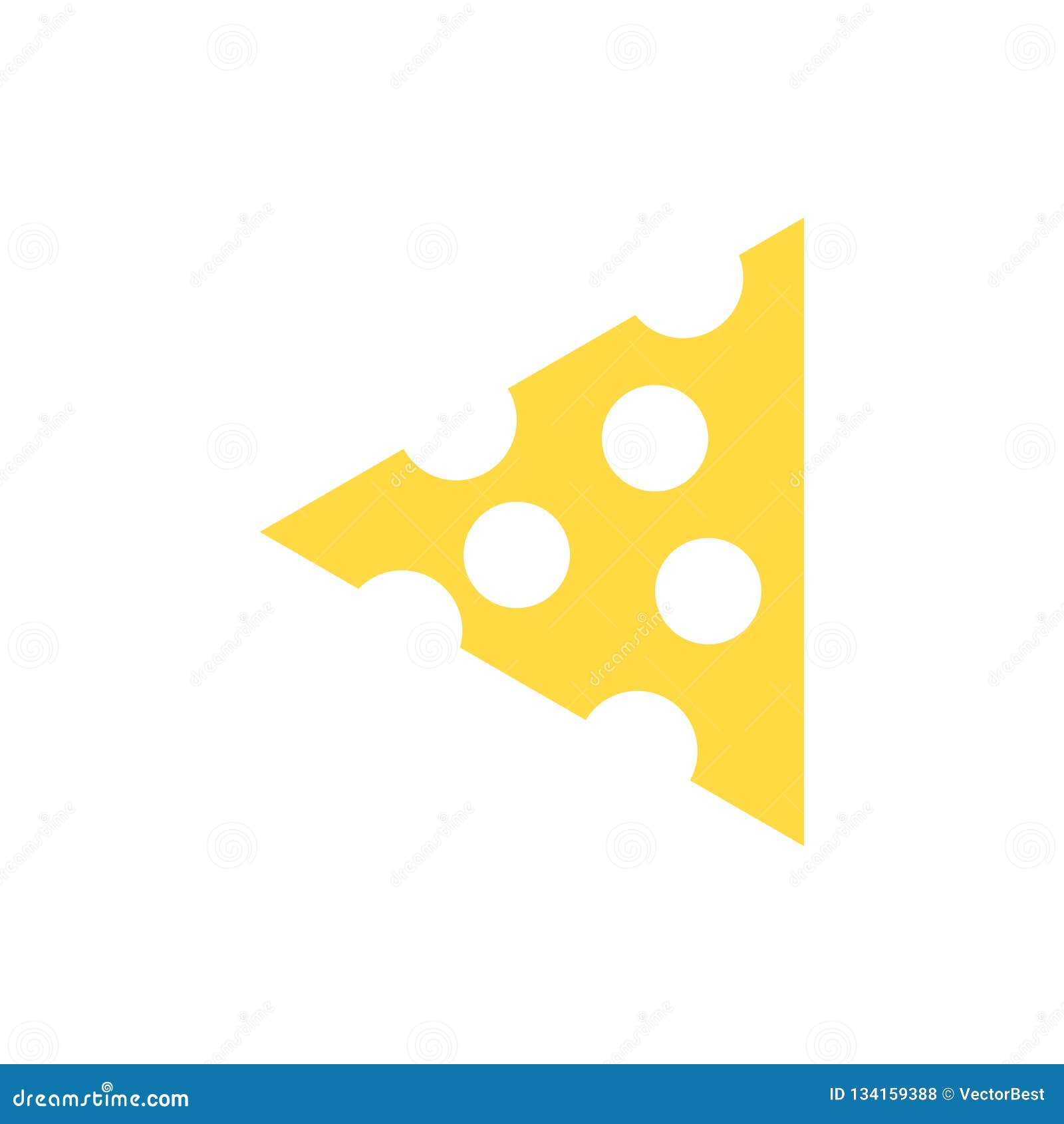 Cheese Icon Vector Sign and Symbol Isolated on White Background Stock ...