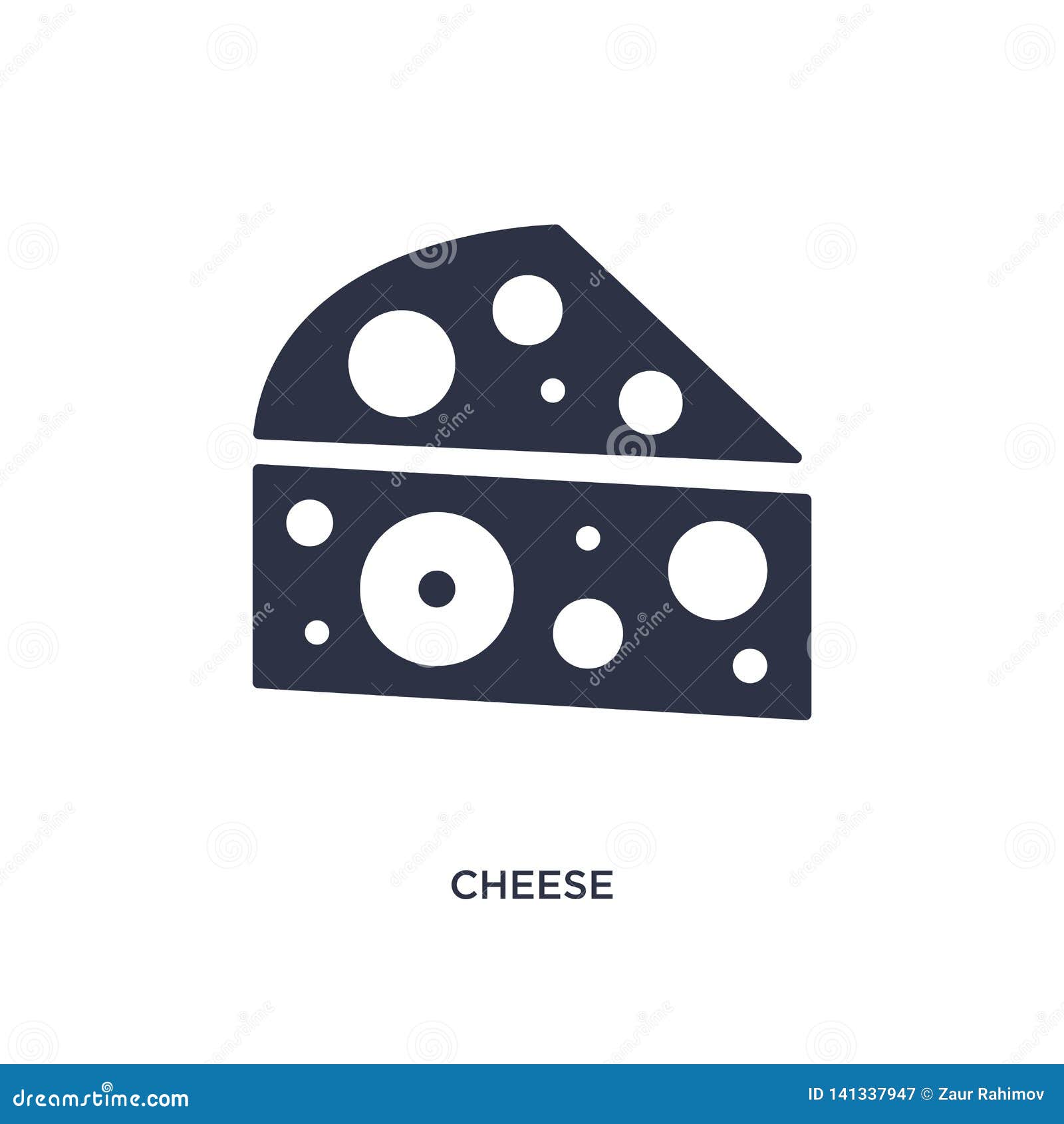 Cheese Icon on White Background. Simple Element Illustration from ...