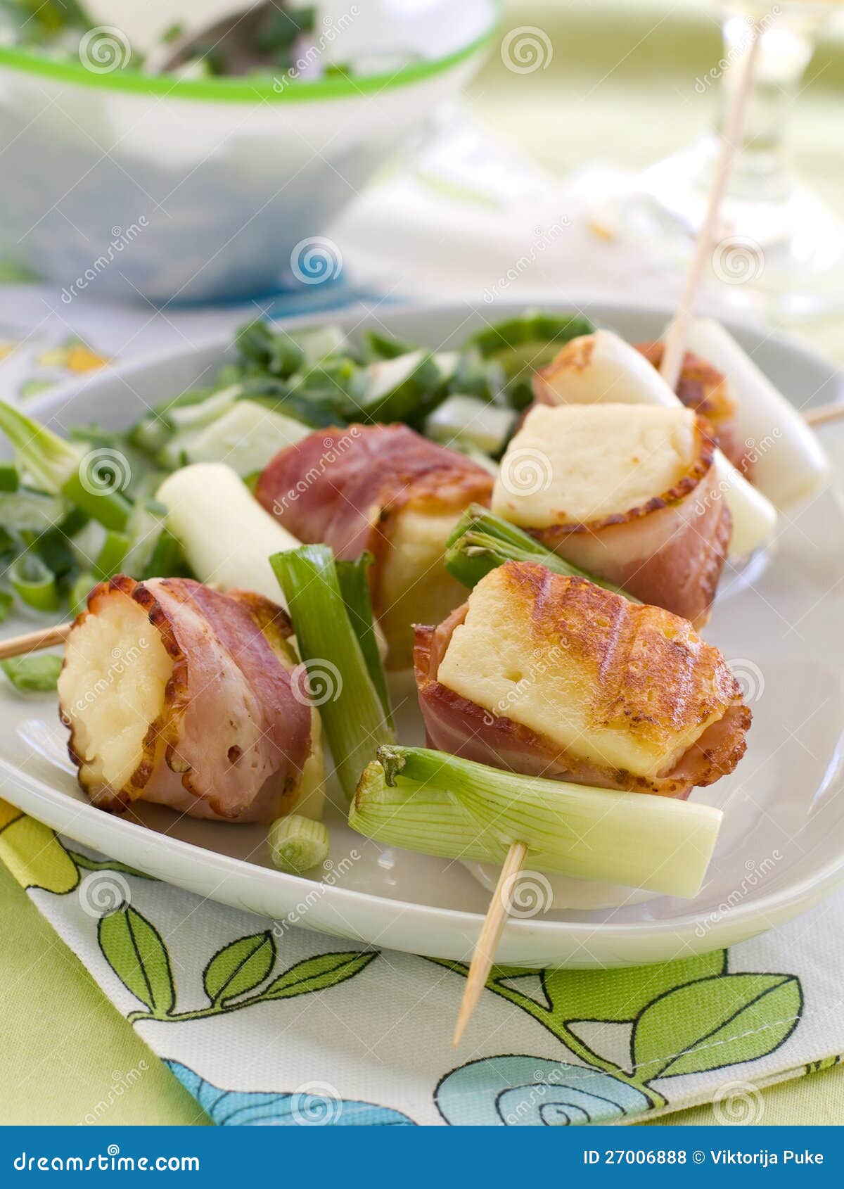 Cheese kebab stock photo. Image of stick, cheese, cube - 27006888