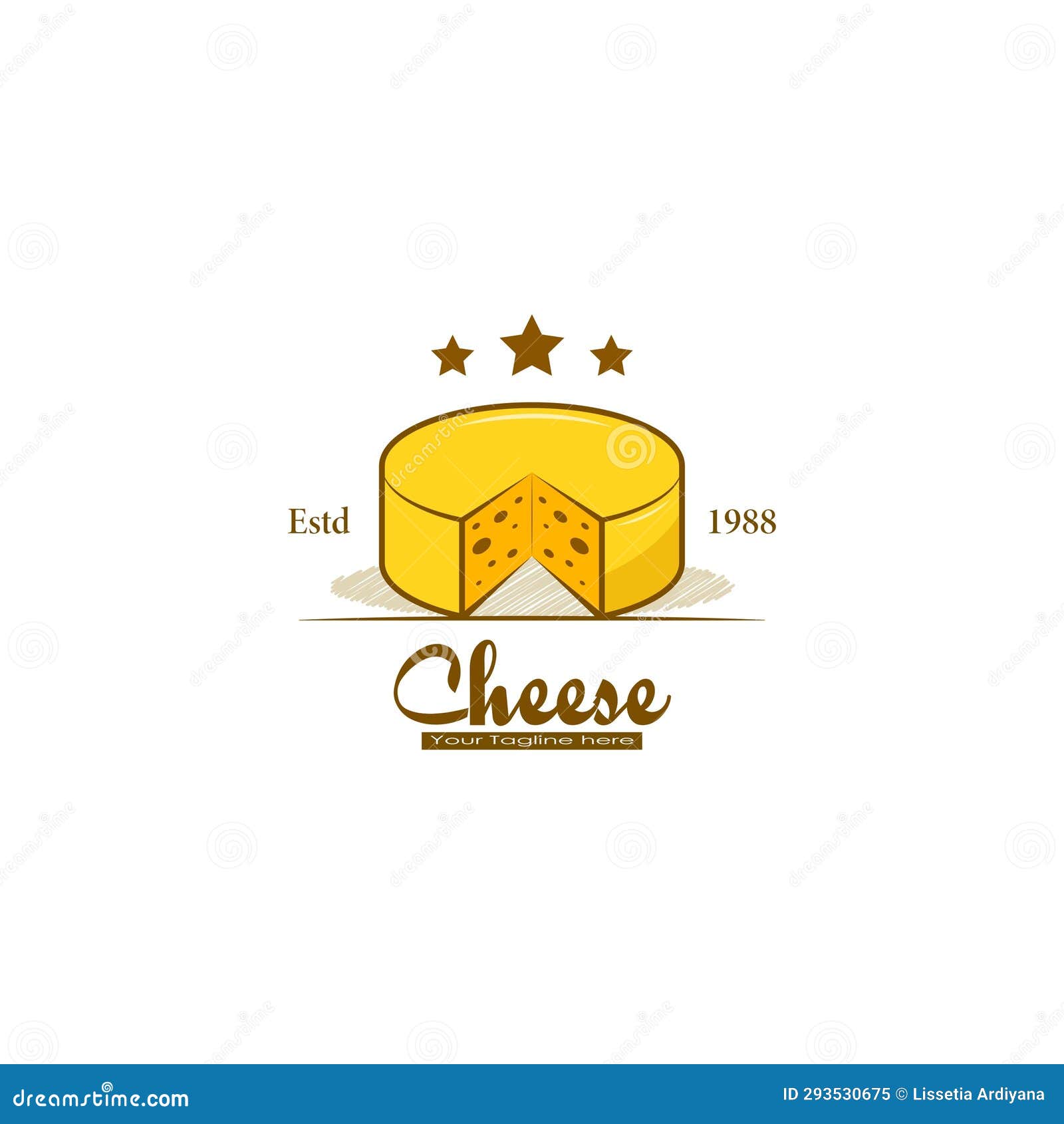 Cheese Logo Design Vector Graphics Stock Vector - Illustration of food ...