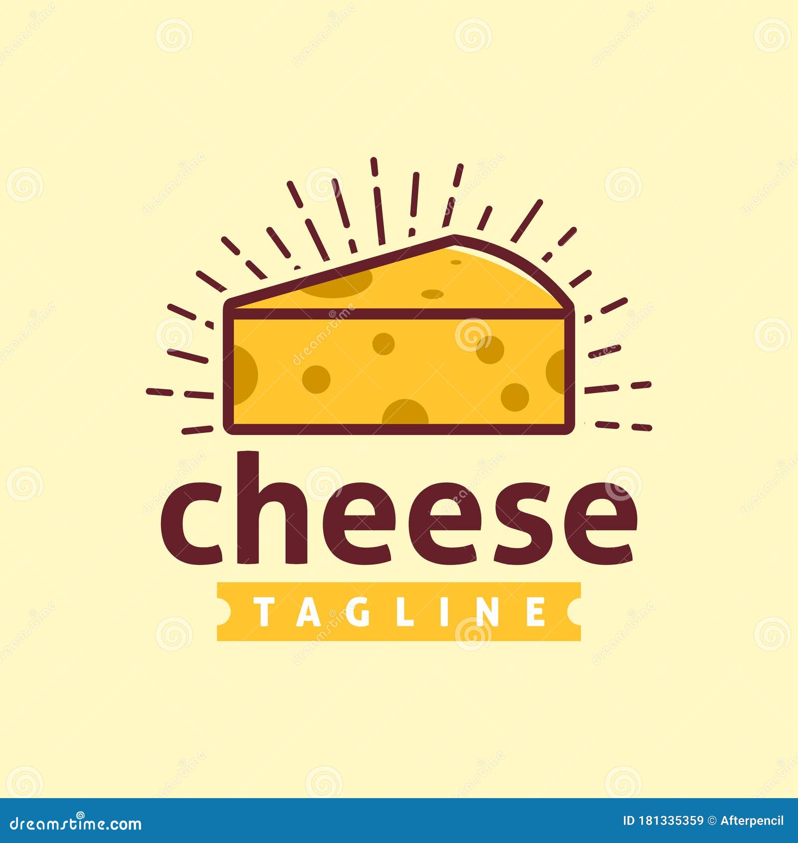 Cheese logo stock vector. Illustration of healthy, graphic - 181335359