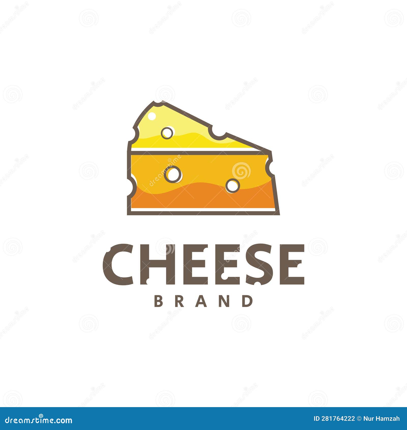 Cheese Logo Template with Vector Concept Stock Vector - Illustration of ...