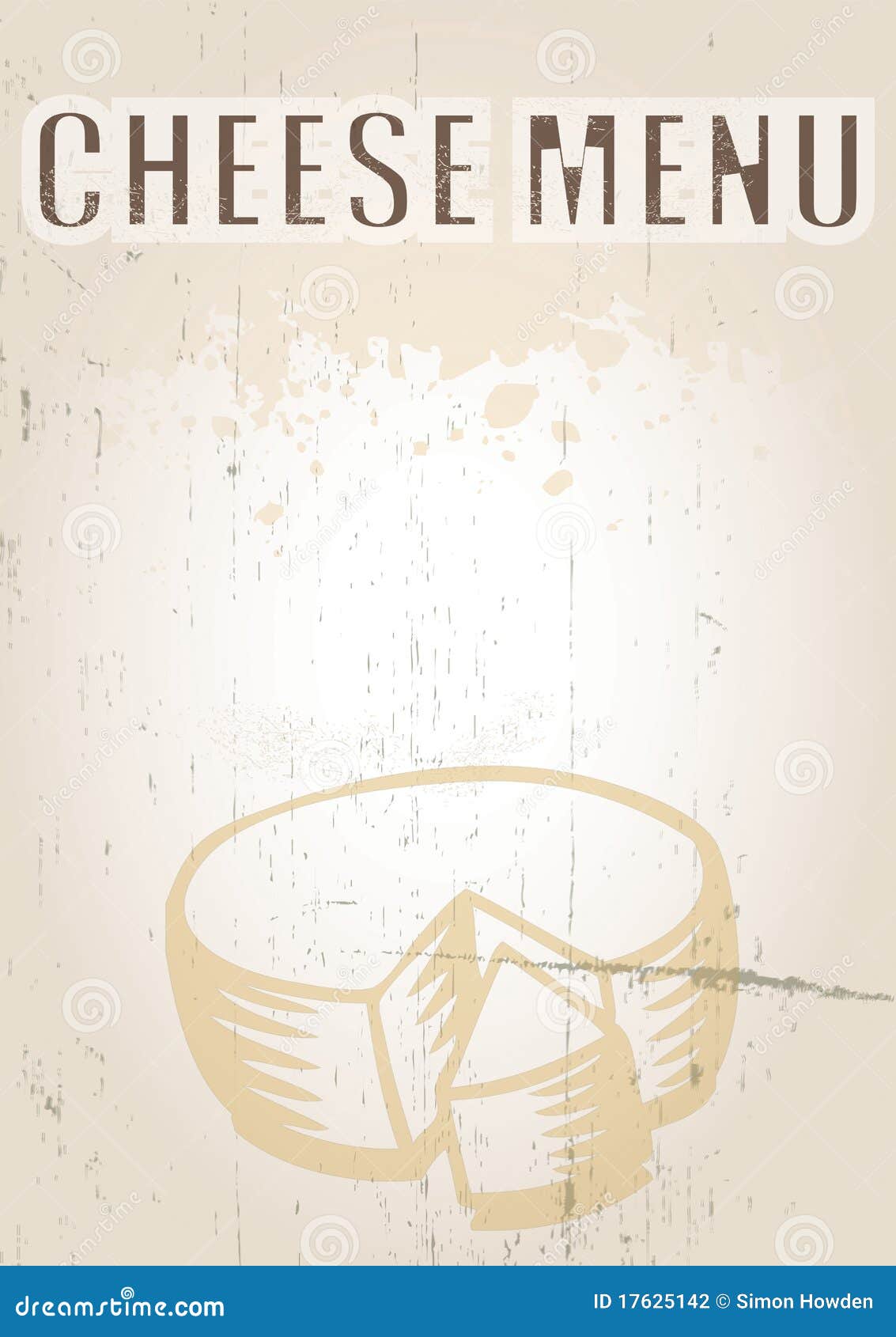 Cheese Menu stock illustration. Illustration of cover - 17625142