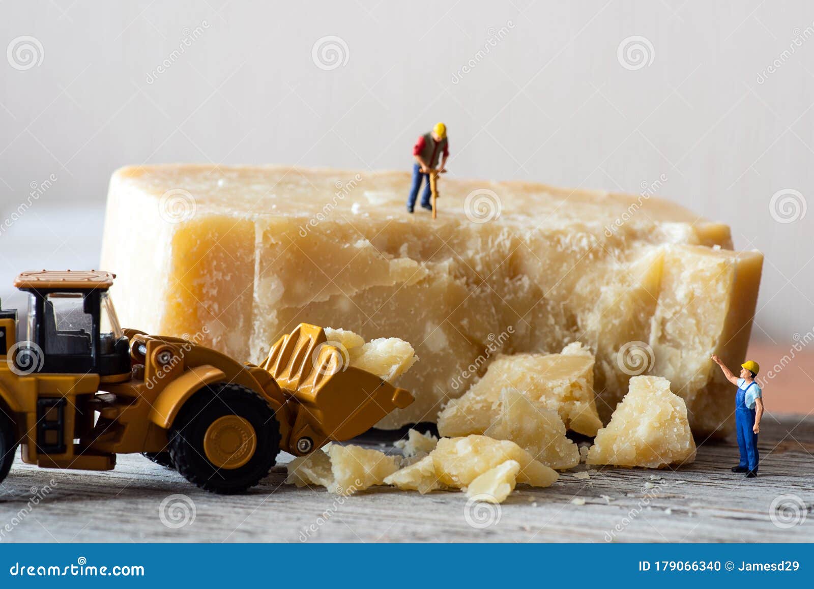 Cheese mining process stock photo. Image of tiny, macro - 179066340