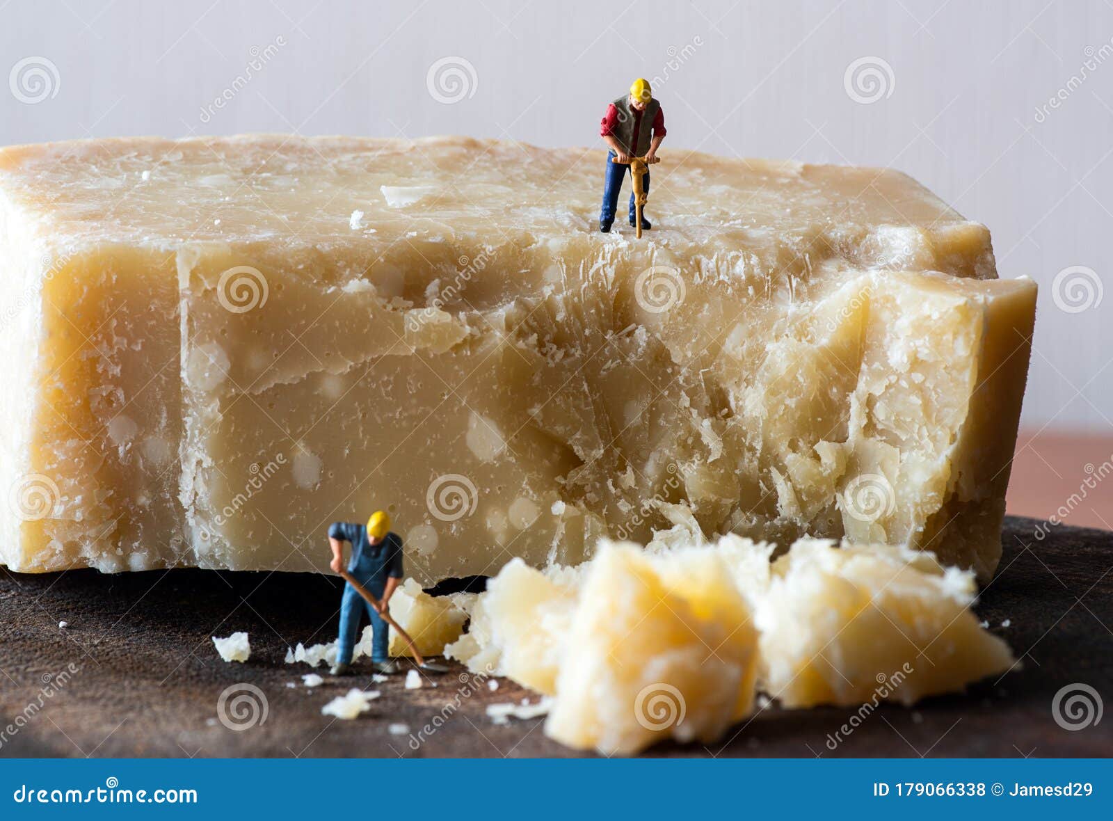 Cheese mining process stock photo. Image of microworld - 179066338