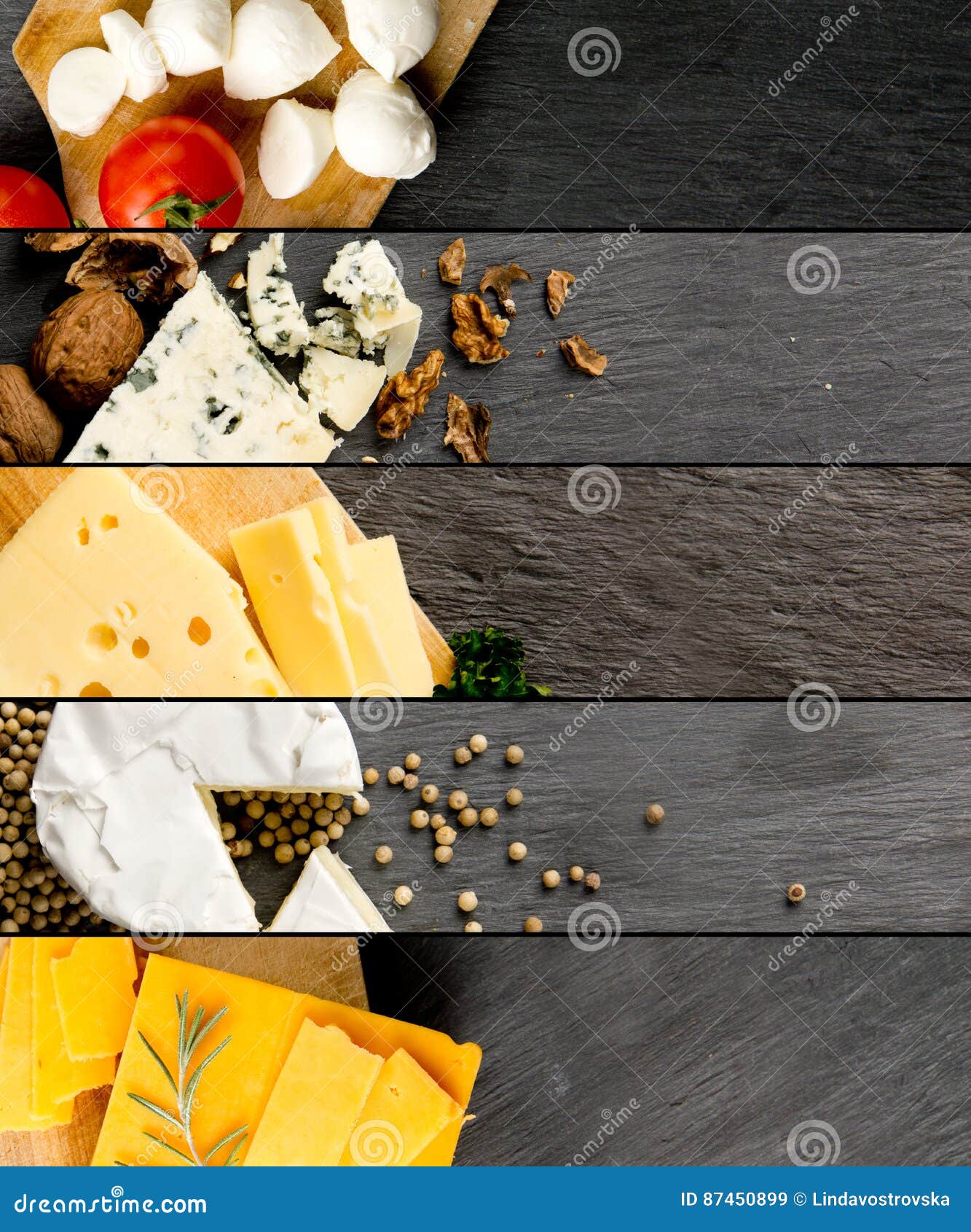 Cheese Mix Stripes stock image. Image of italian, healthy - 87450899