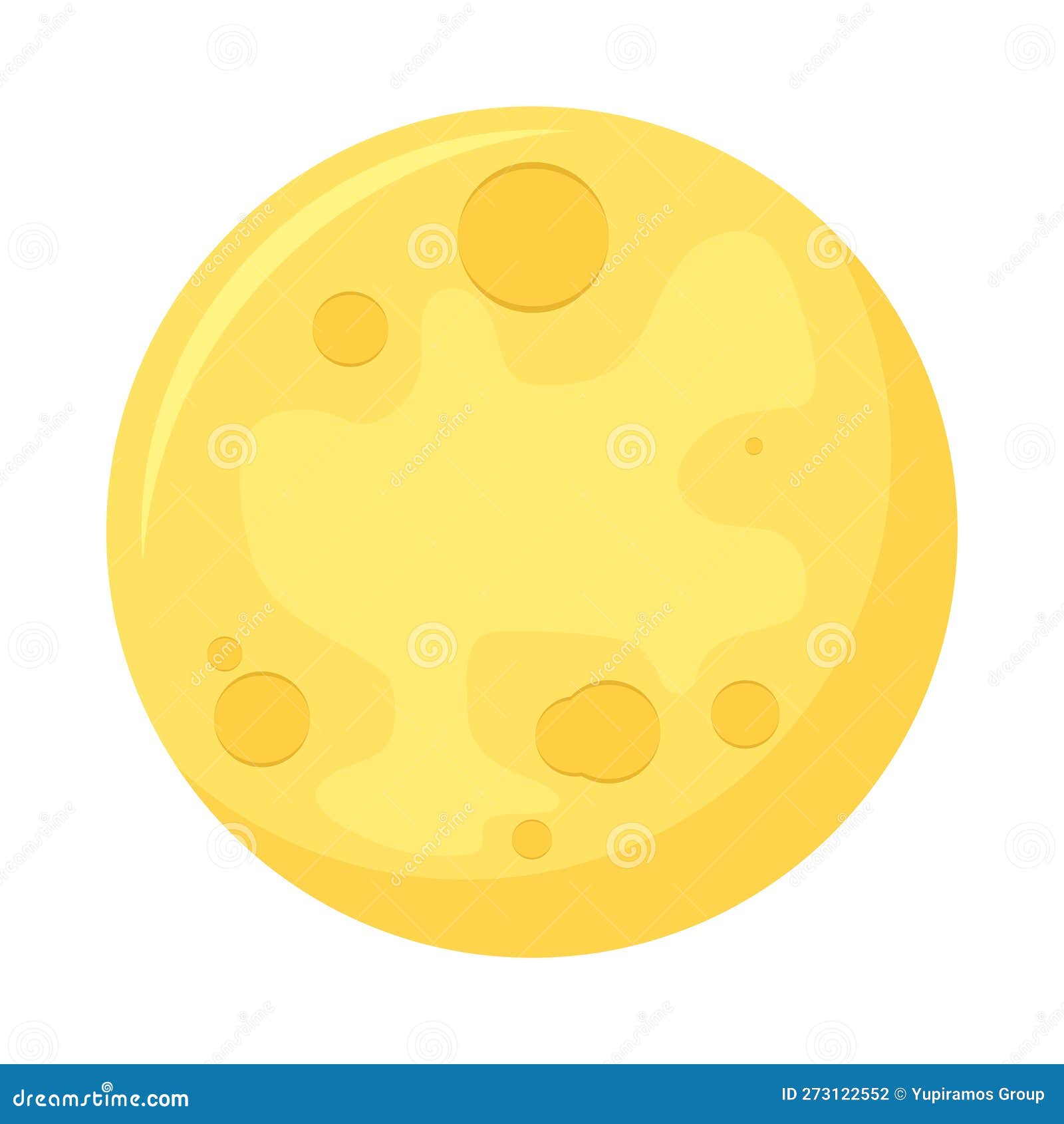 Cheese moon icon stock vector. Illustration of lunar - 273122552