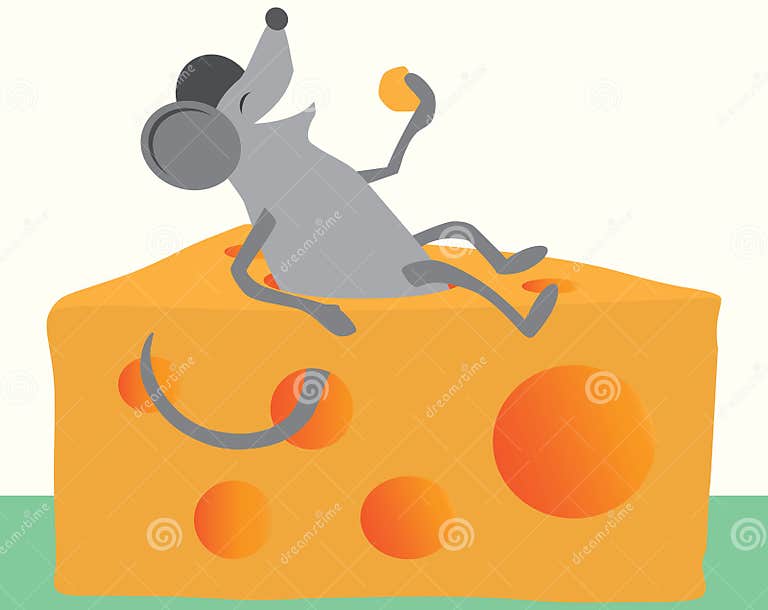 Cheese Mouse 2 stock vector. Illustration of eyes, food - 317562936