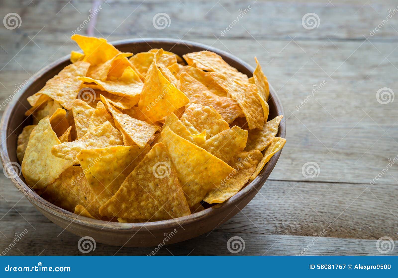 Cheese nachos in the bowl stock image. Image of bowl - 58081767