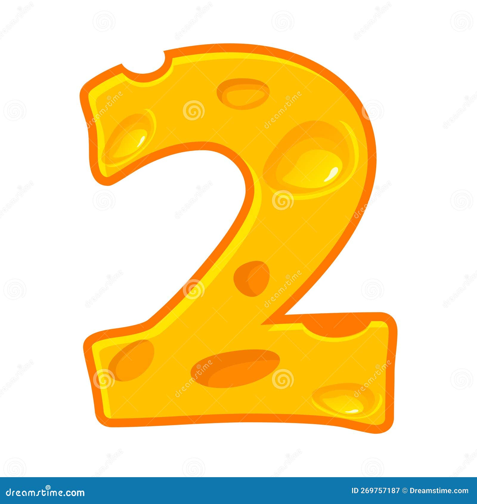 Cheese Number 2. Two Font Kids Number. Figure 2 Stock Vector ... Cheese Number 2. Two Font Kids Number. Figure 2 Stock Vector ...