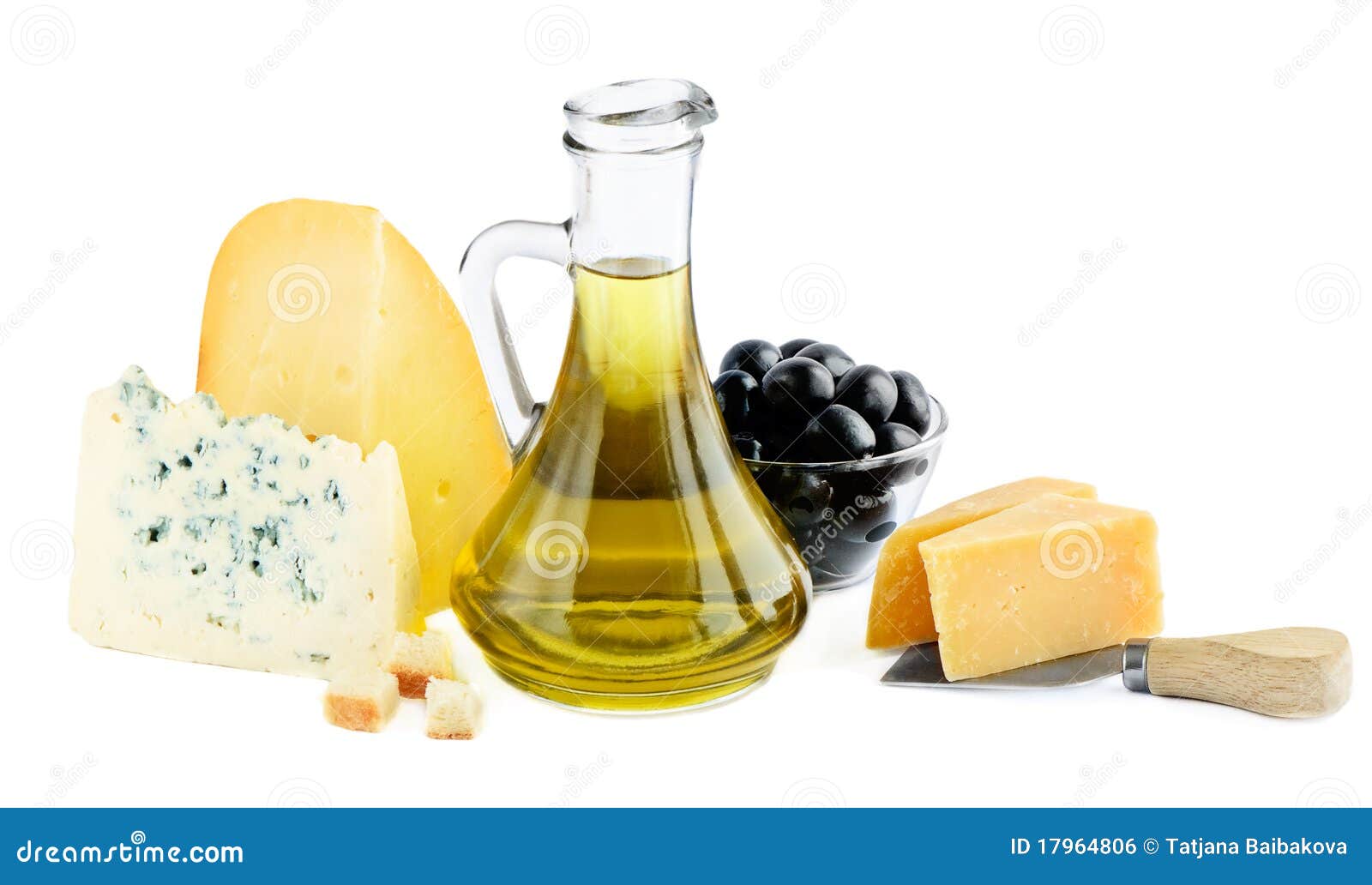 Cheese and olive oil stock photo. Image of antioxidant - 17964806