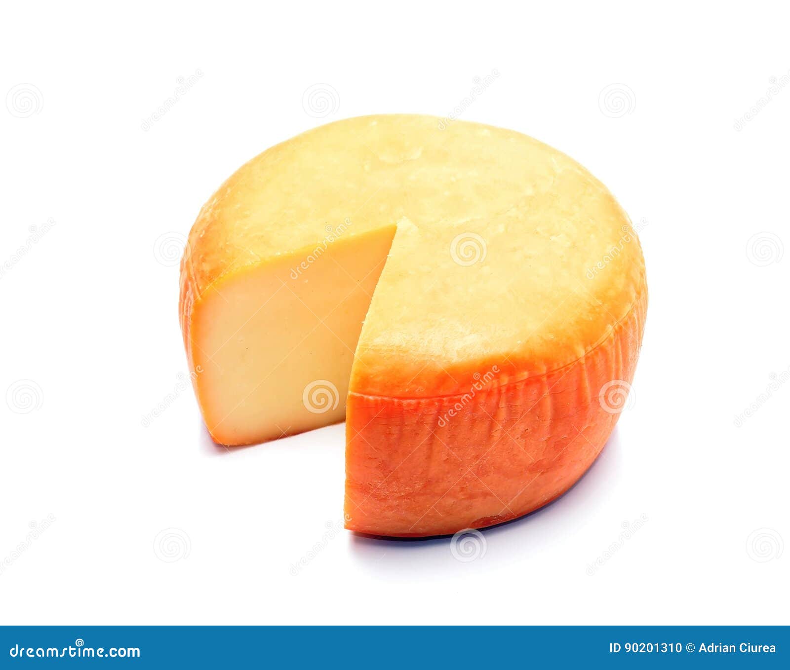 Cheese Over White Background Stock Photo - Image of culinary, cheese ...