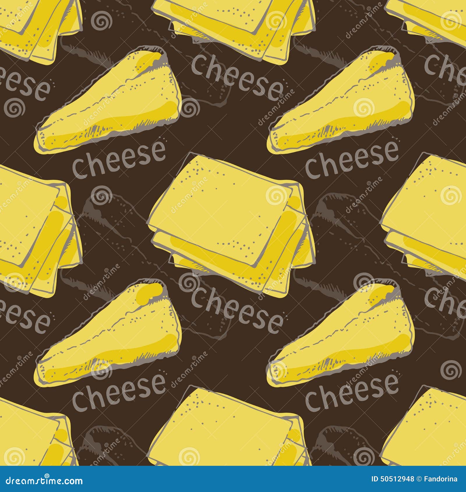 Cheese pattern stock vector. Illustration of ingredient - 50512948