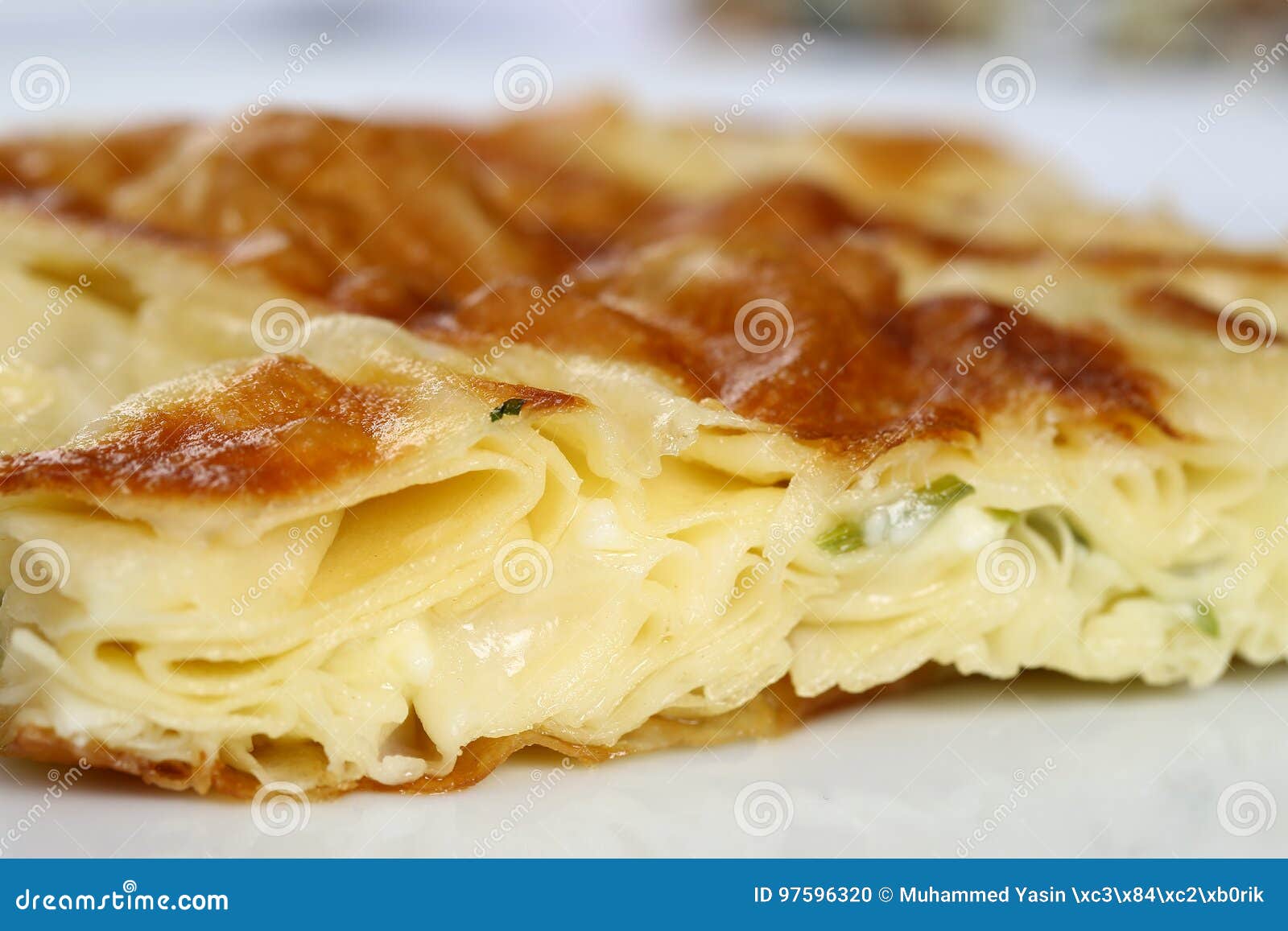 Cheese pie - Borek stock photo. Image of appetizer, diet - 97596320