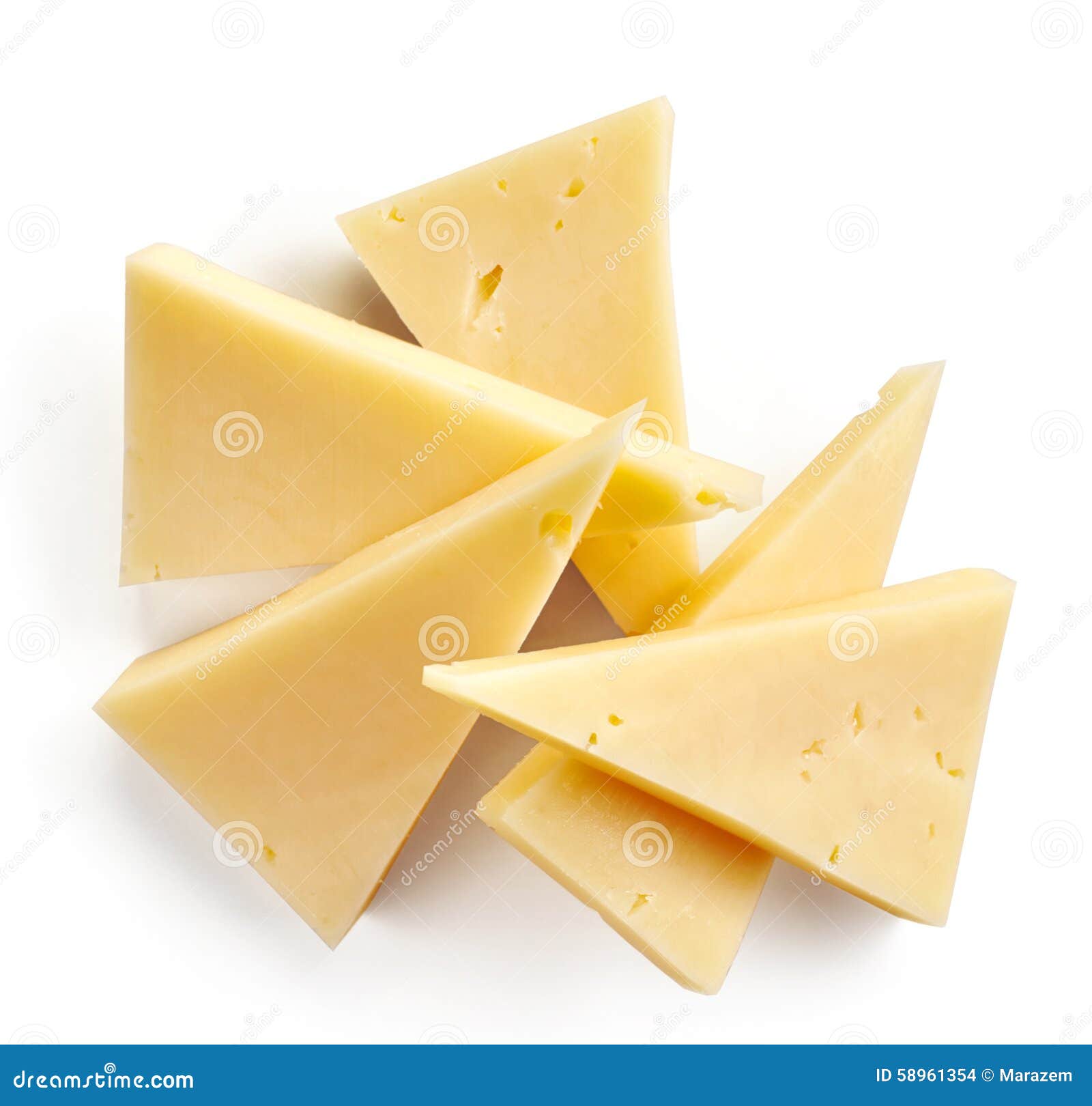 Cheese pieces stock photo. Image of portion, yellow, delicatessen ...