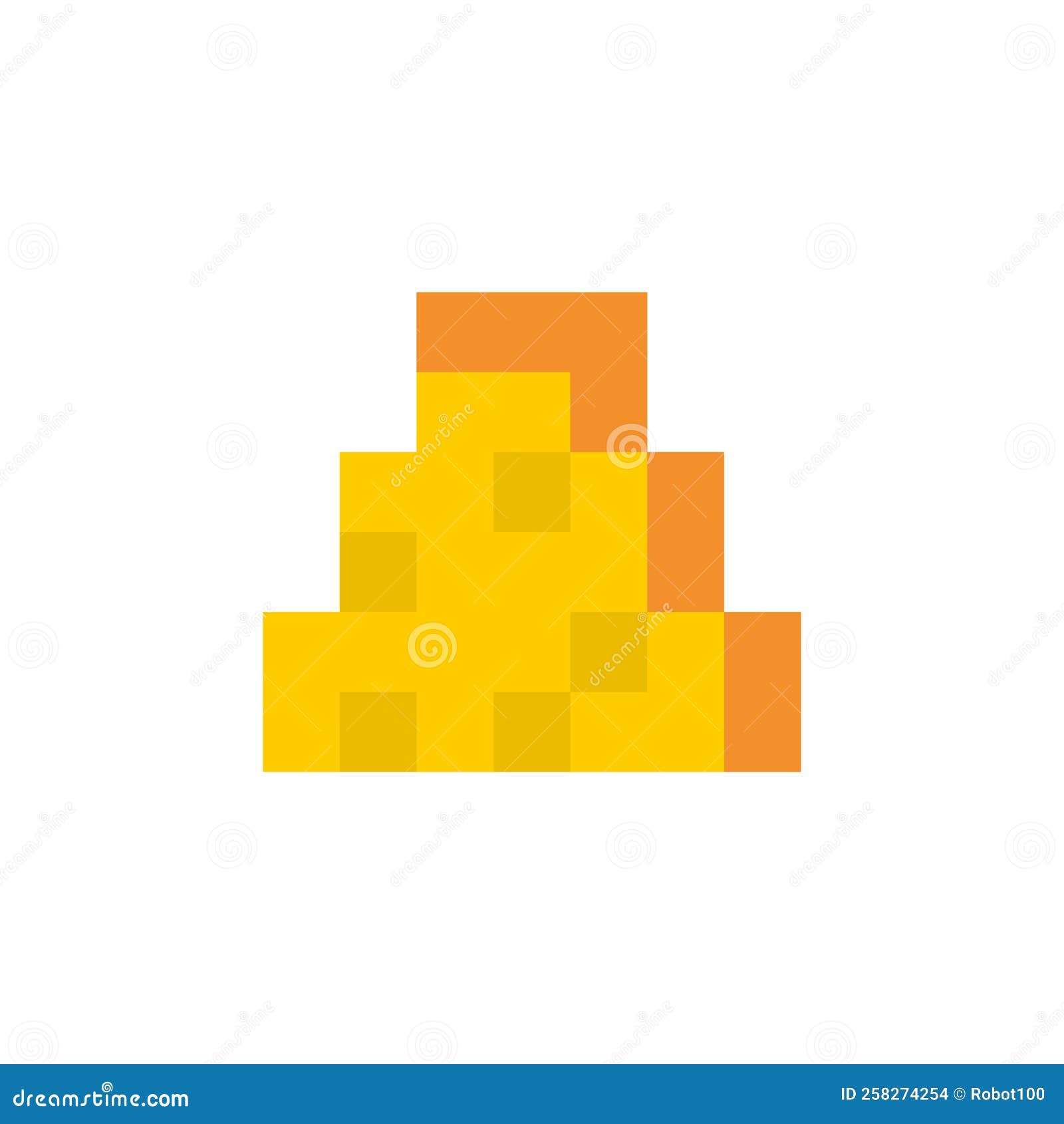 Cheese Pixel Art. 8 Bit Cheese Piece Stock Vector - Illustration of ...