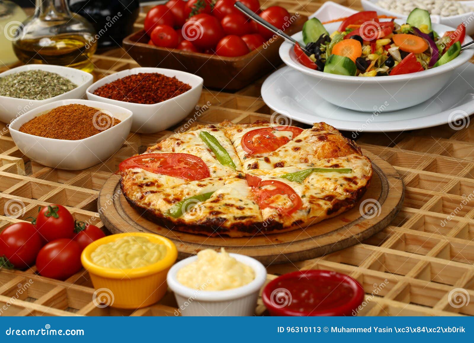 Cheese Pizza stock image. Image of heat, eating, dinner - 96310113