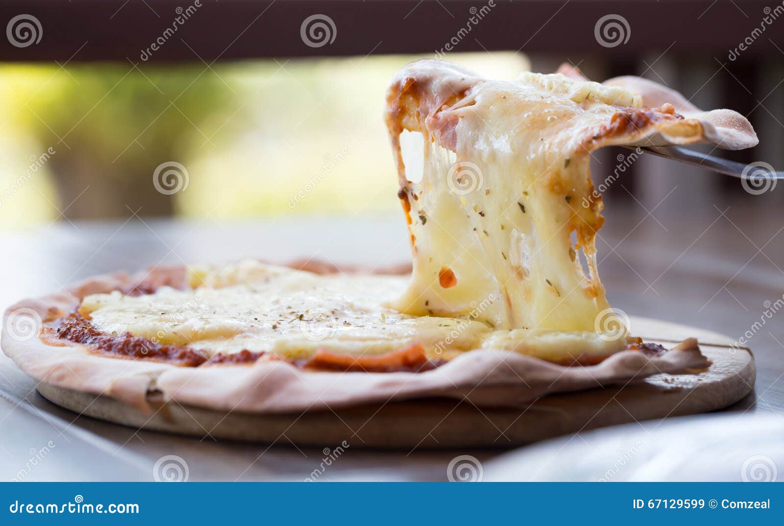 Cheese Pizza stock image. Image of mozzarella, lunch - 67129599