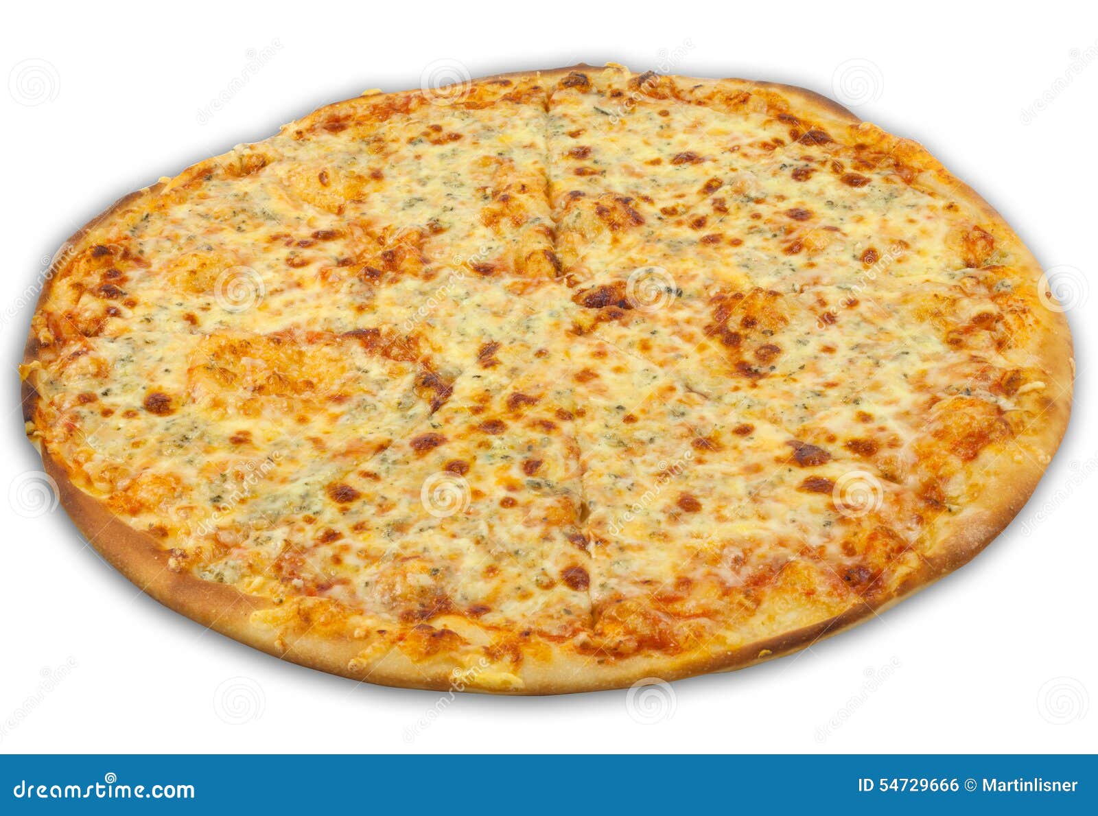 Cheese Pizza on White Background Stock Photo - Image of ingredients ...