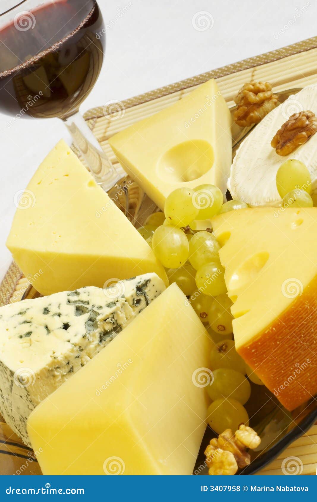 Cheese plate stock photo. Image of assortment, mould, triangular - 3407958